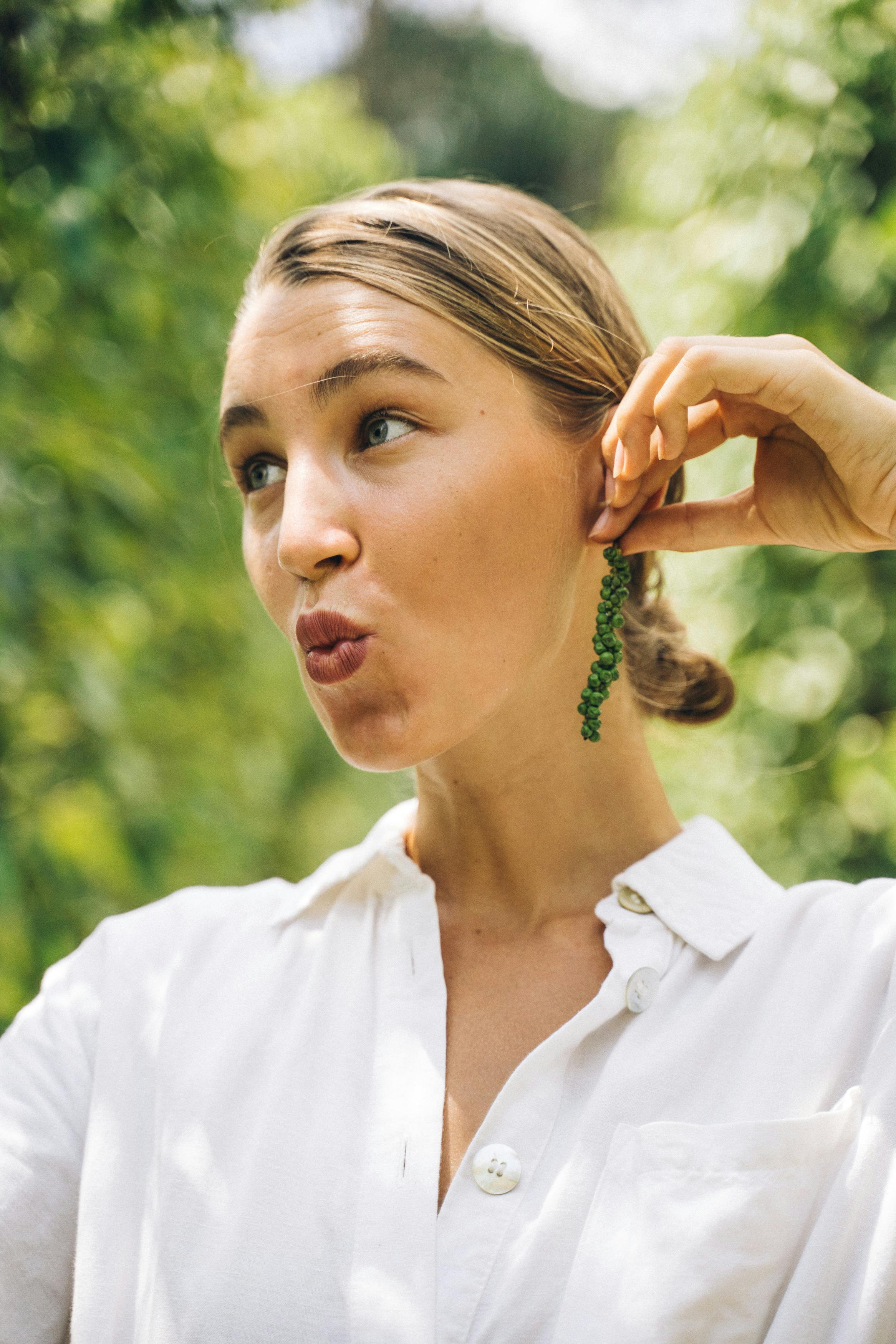 Beautiful Woman Pouting · Free Stock Photo