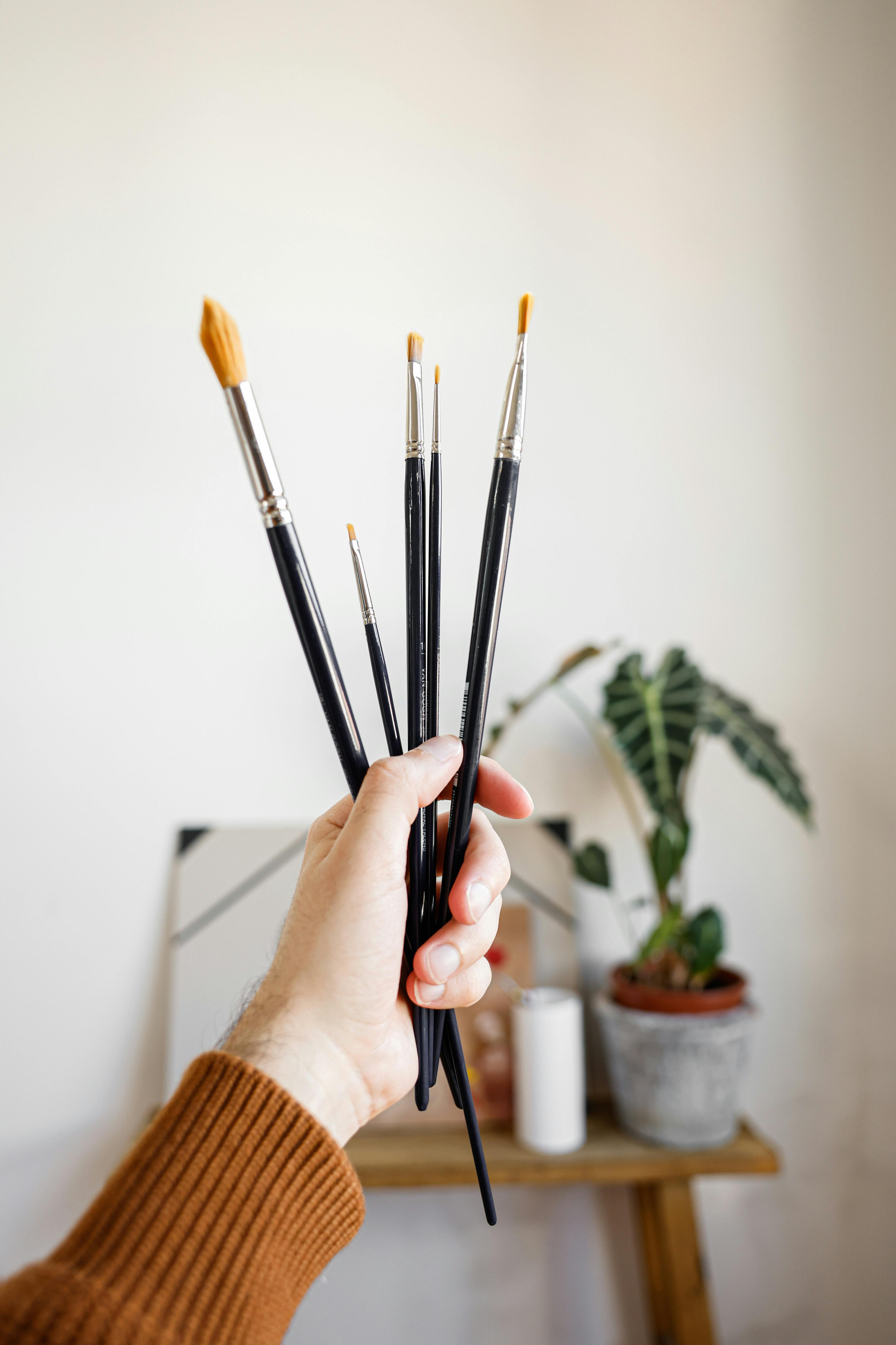 Assorted Paintbrushes · Free Stock Photo