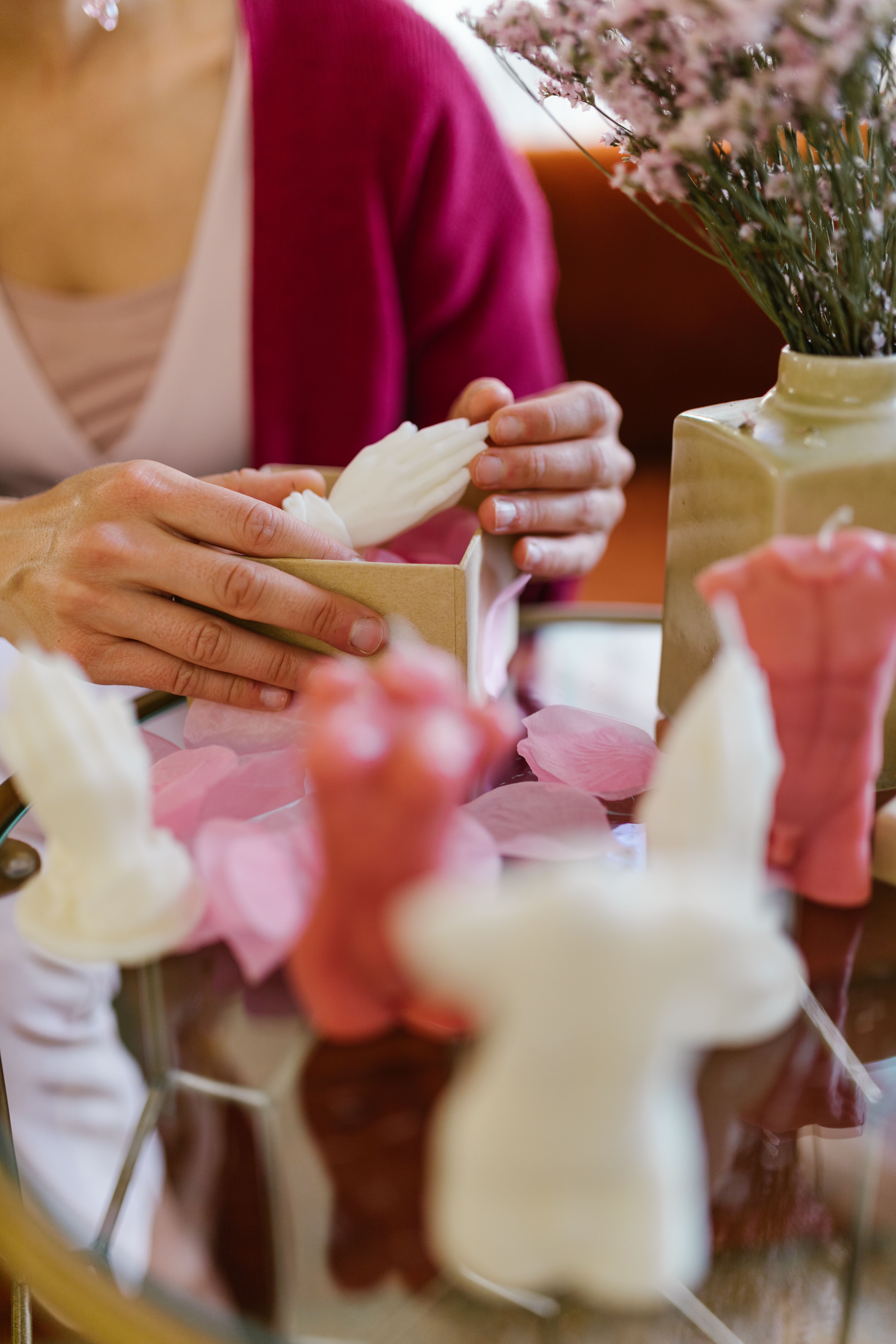 Person Holding a Body Shape Candle · Free Stock Photo