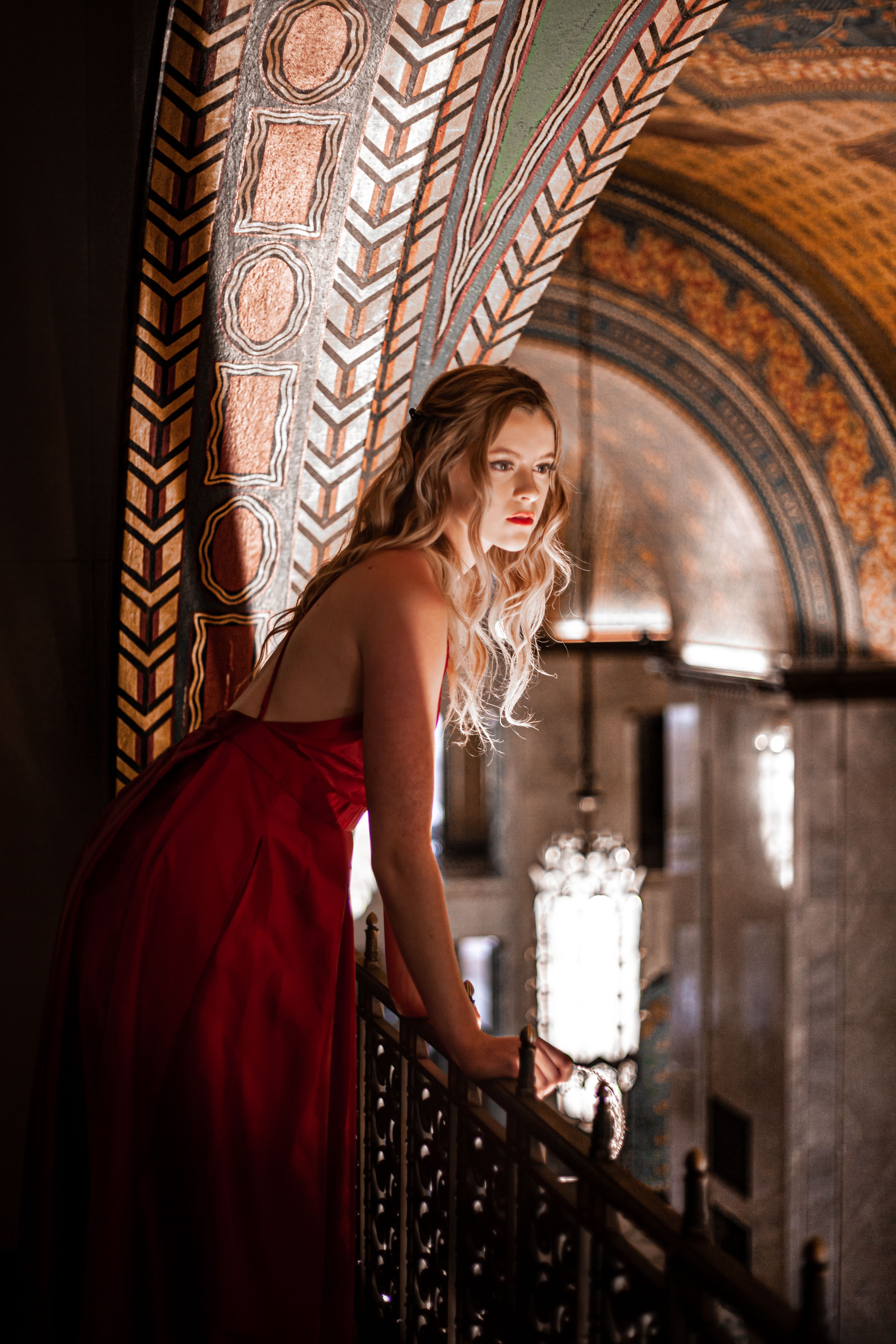 A Creepy Woman Showing Her Fangs while Looking Afar · Free Stock Photo