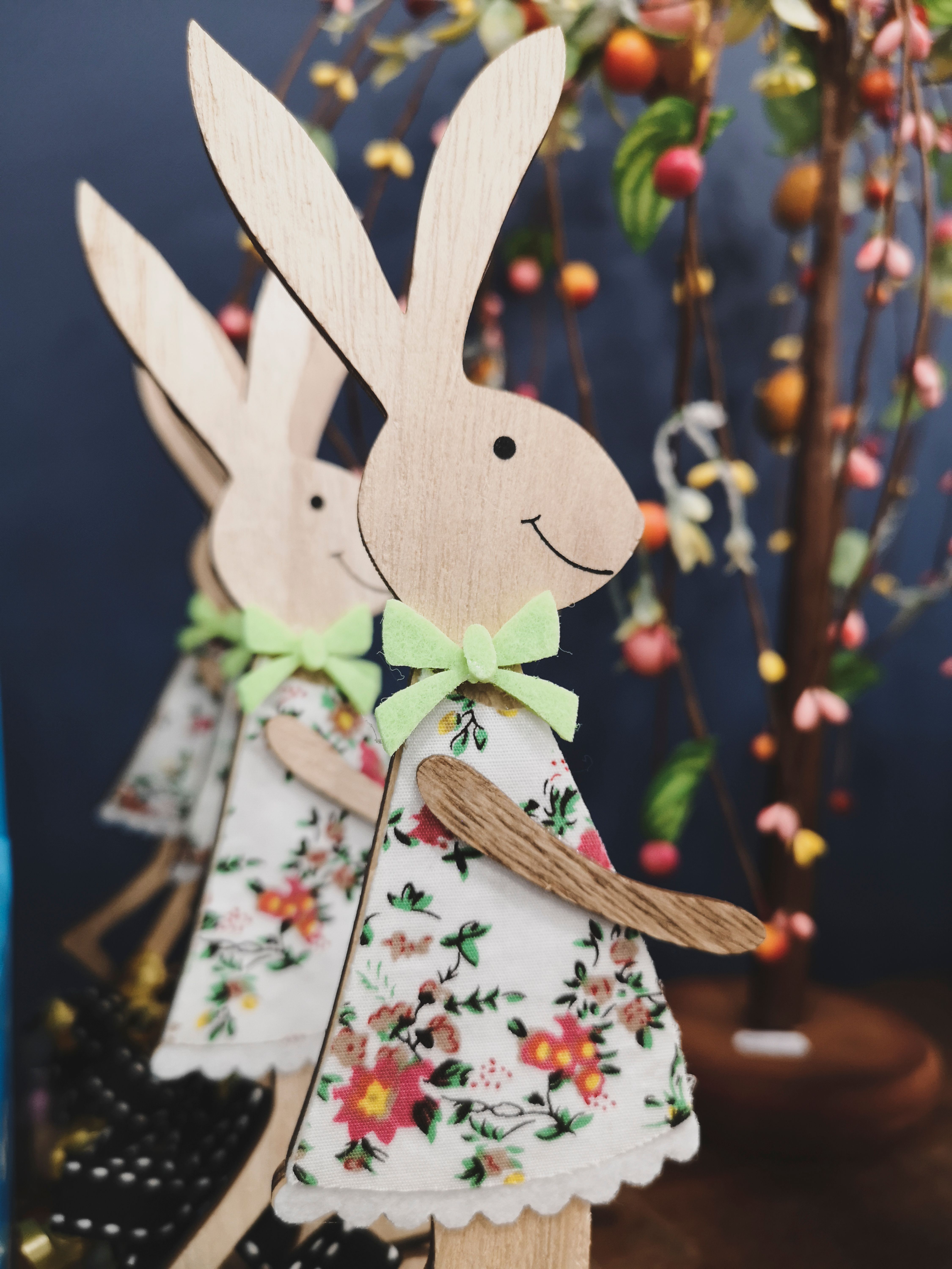 A Wood Crafted in Bunny Designs · Free Stock Photo