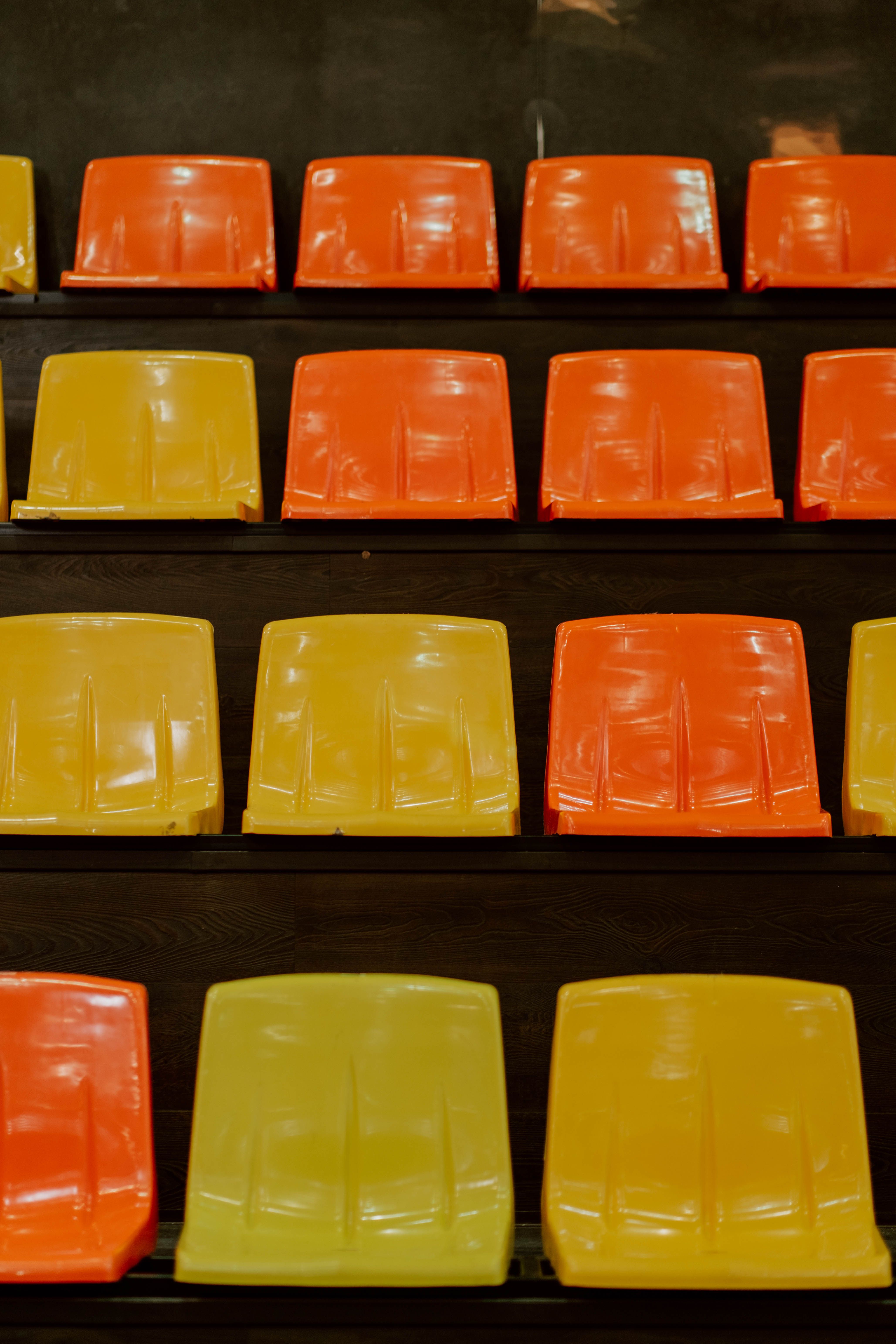 Yellow and Orange Chairs · Free Stock Photo