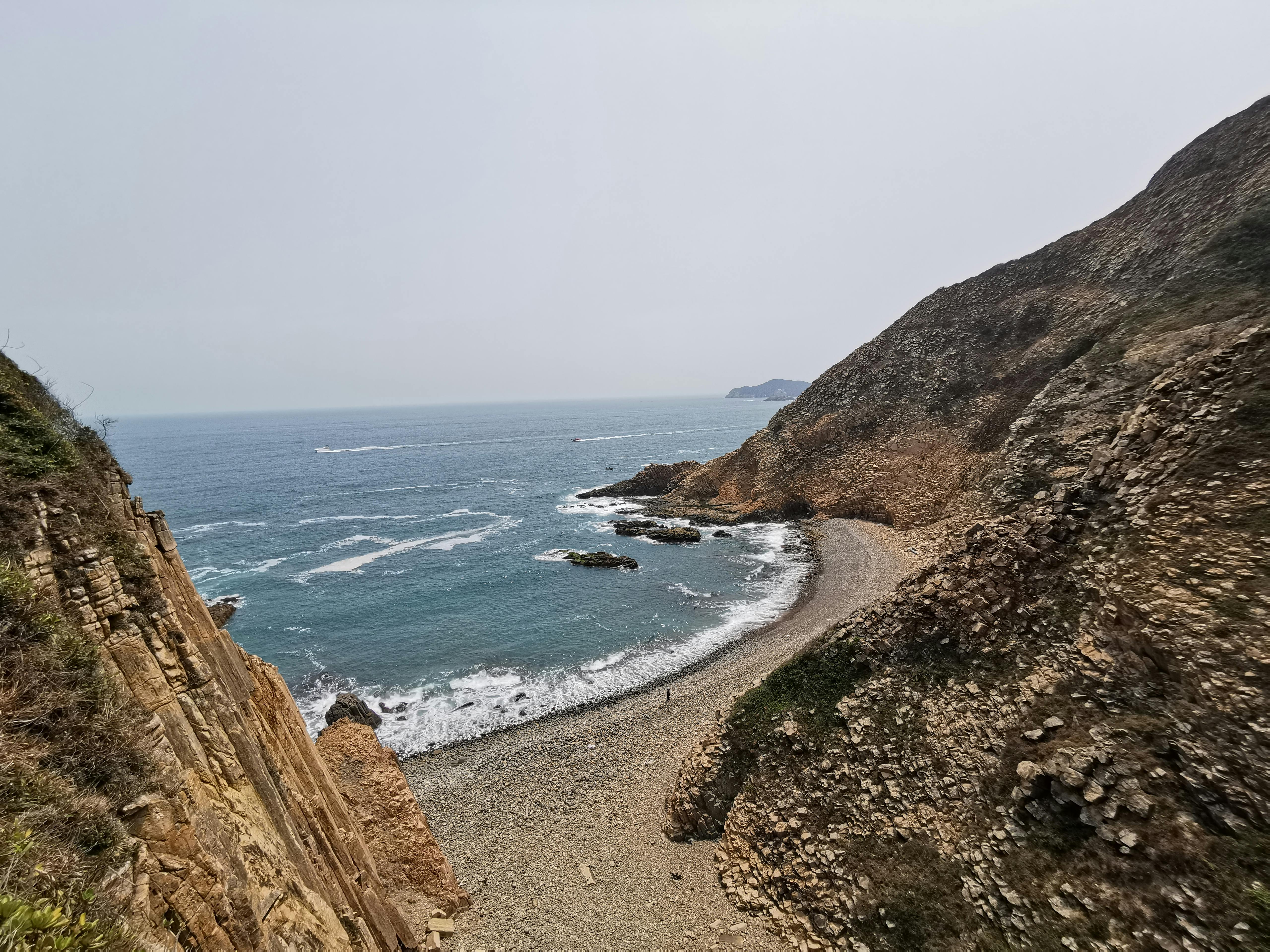 Shadow Of Cliff On Shore · Free Stock Photo