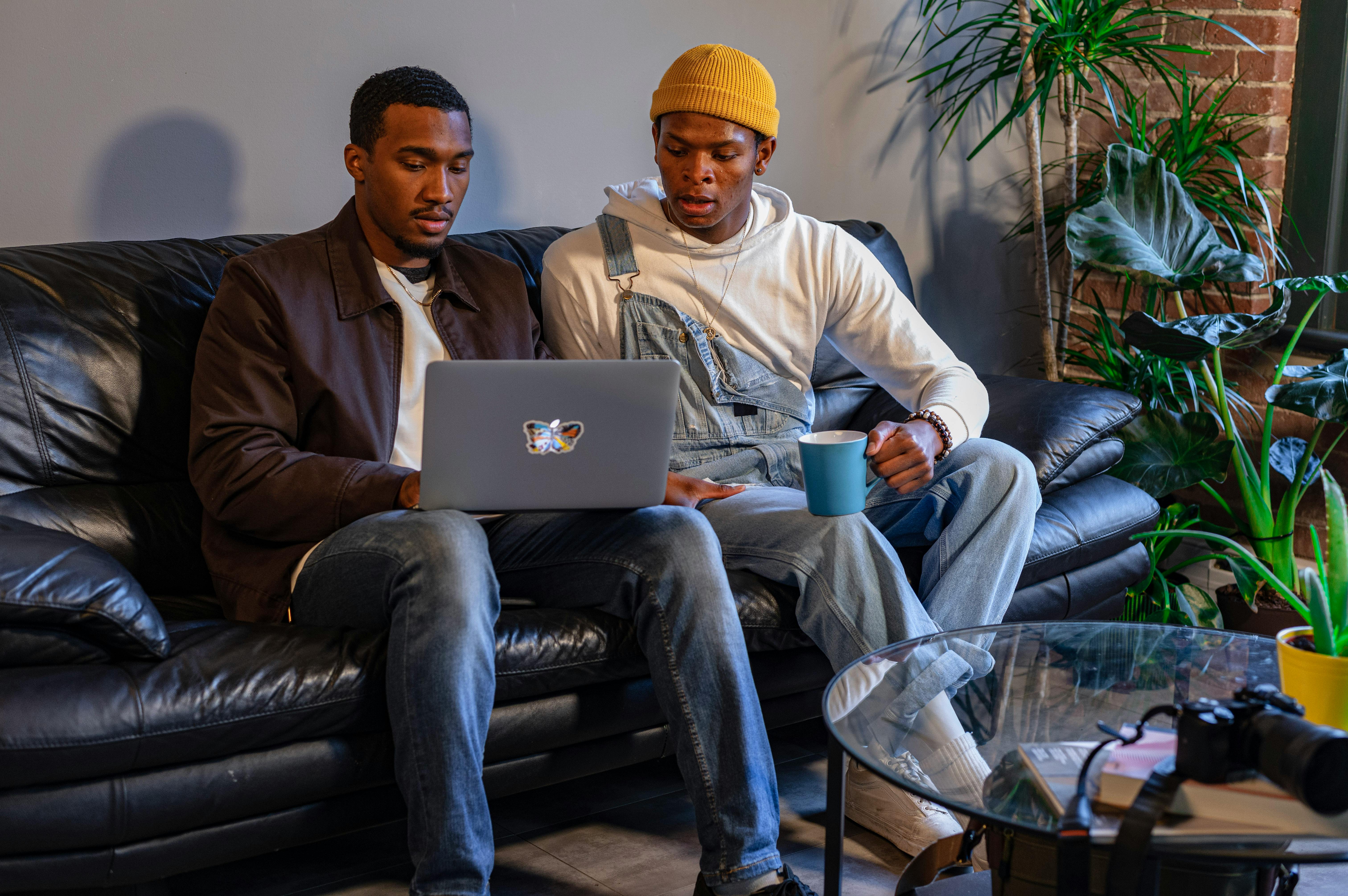 Men using a Laptop · Free Stock Photo