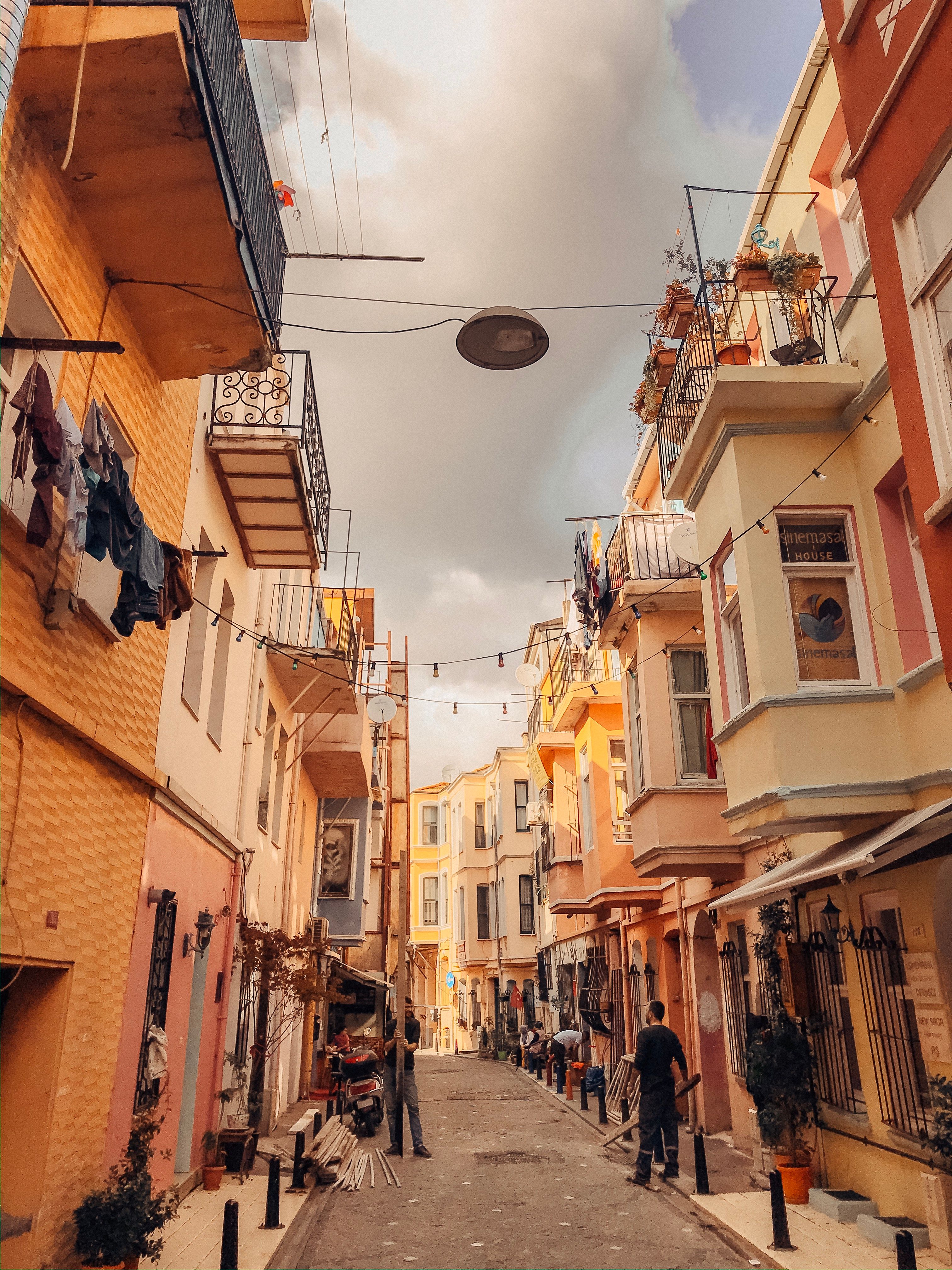 A Street between Apartment Buildings · Free Stock Photo
