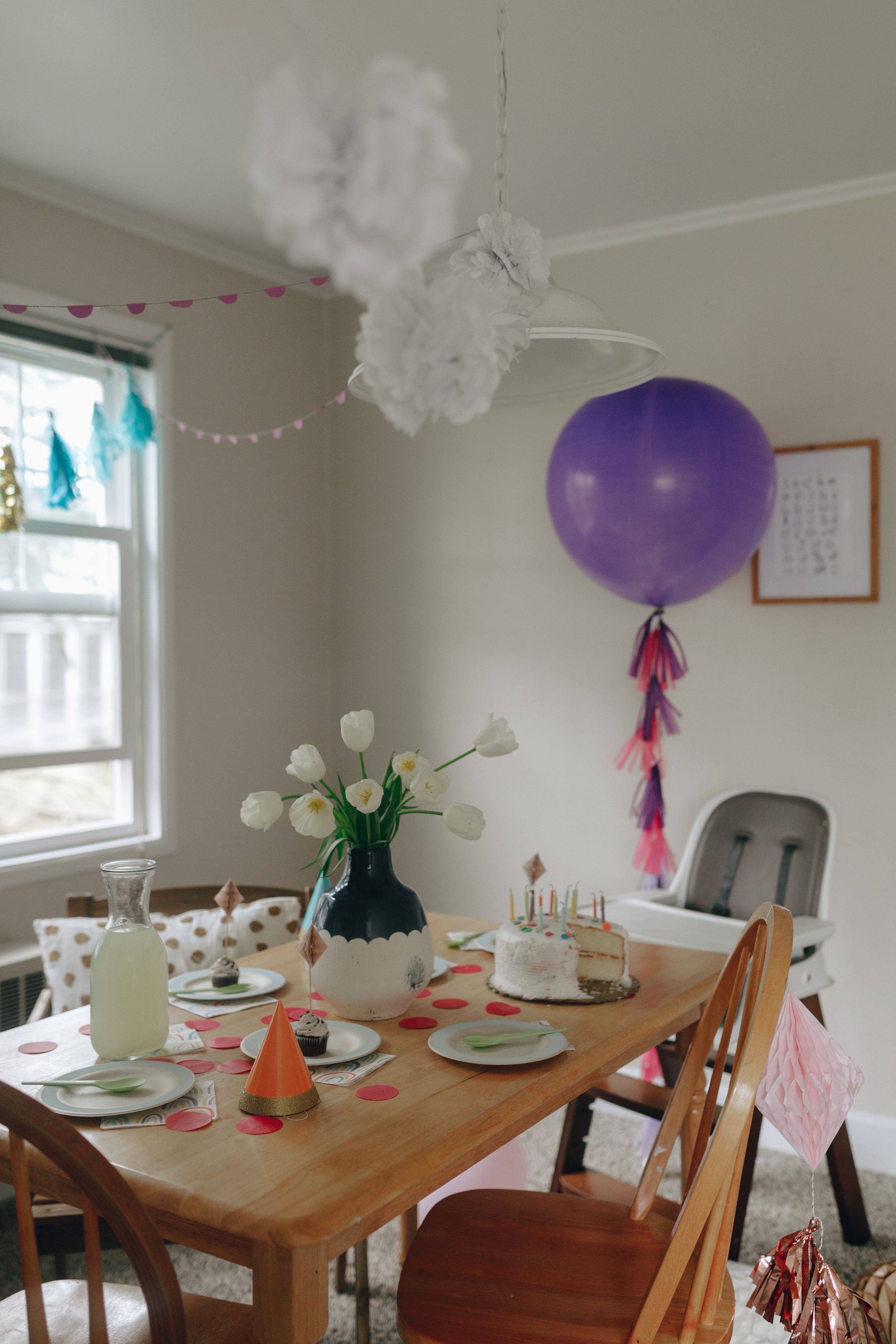 Room at Home Decorated for a Kids Birthday Party · Free Stock Photo