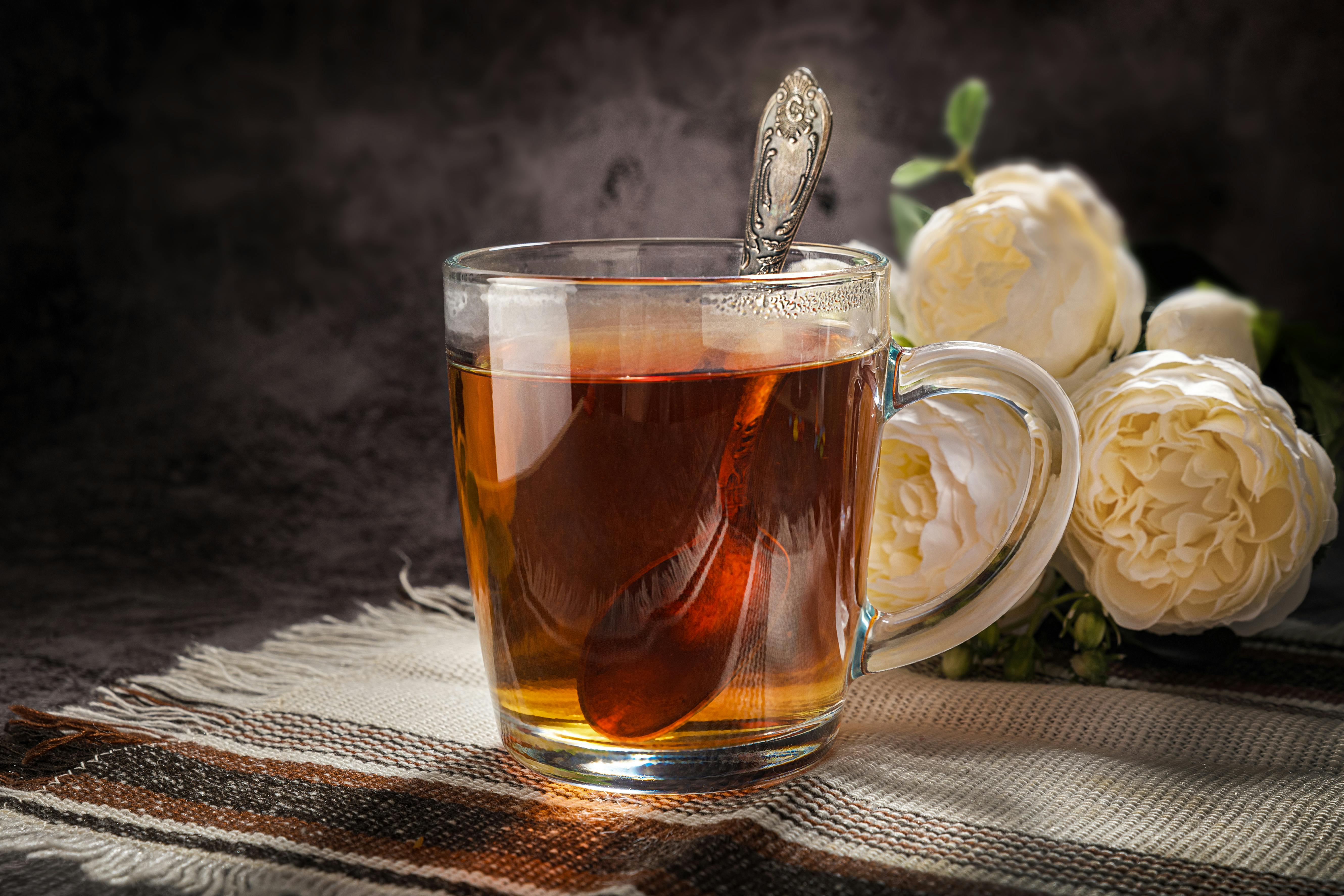 A Clear Glass Mug with a Hot Tea · Free Stock Photo