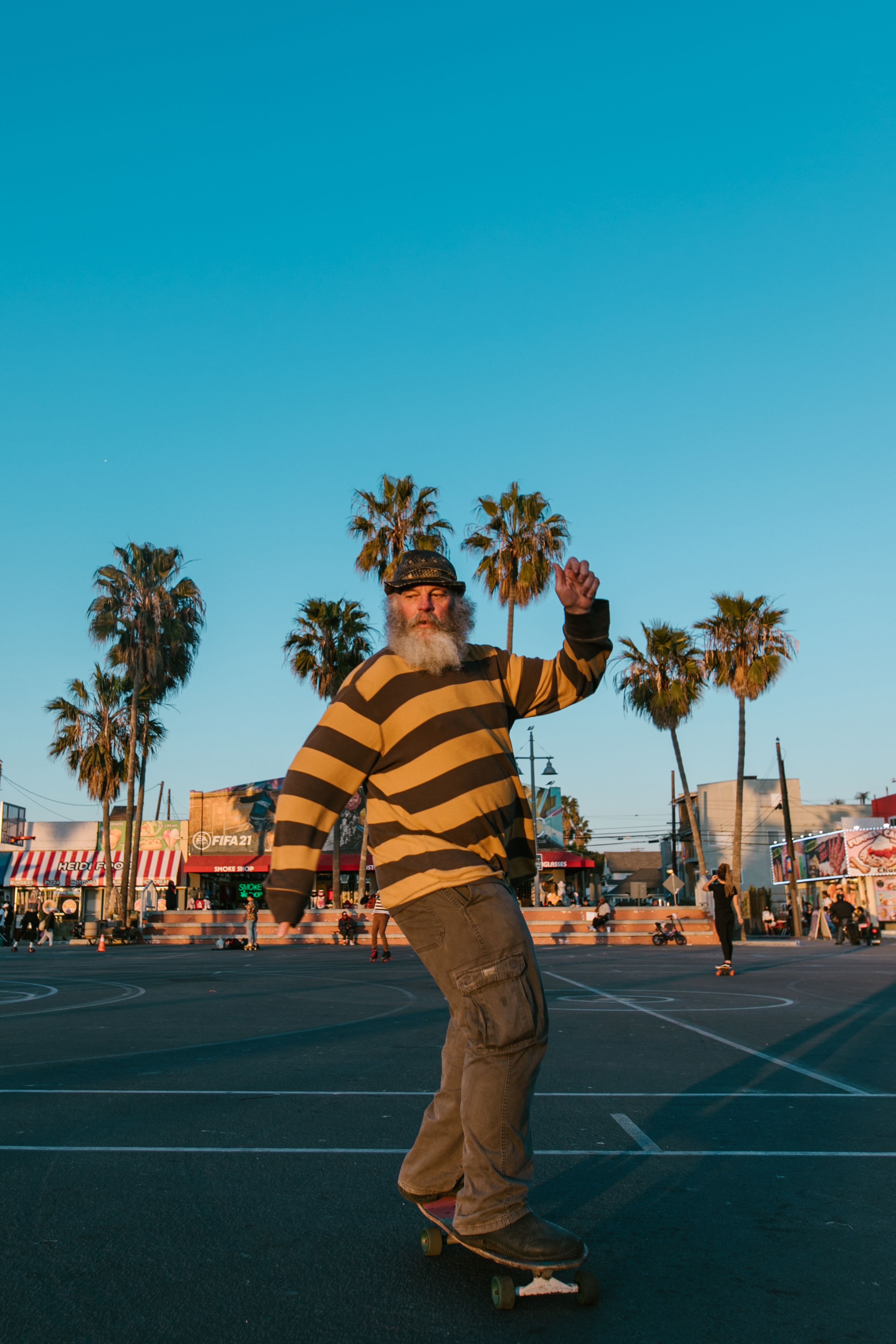 Side View of an Elderly Man · Free Stock Photo