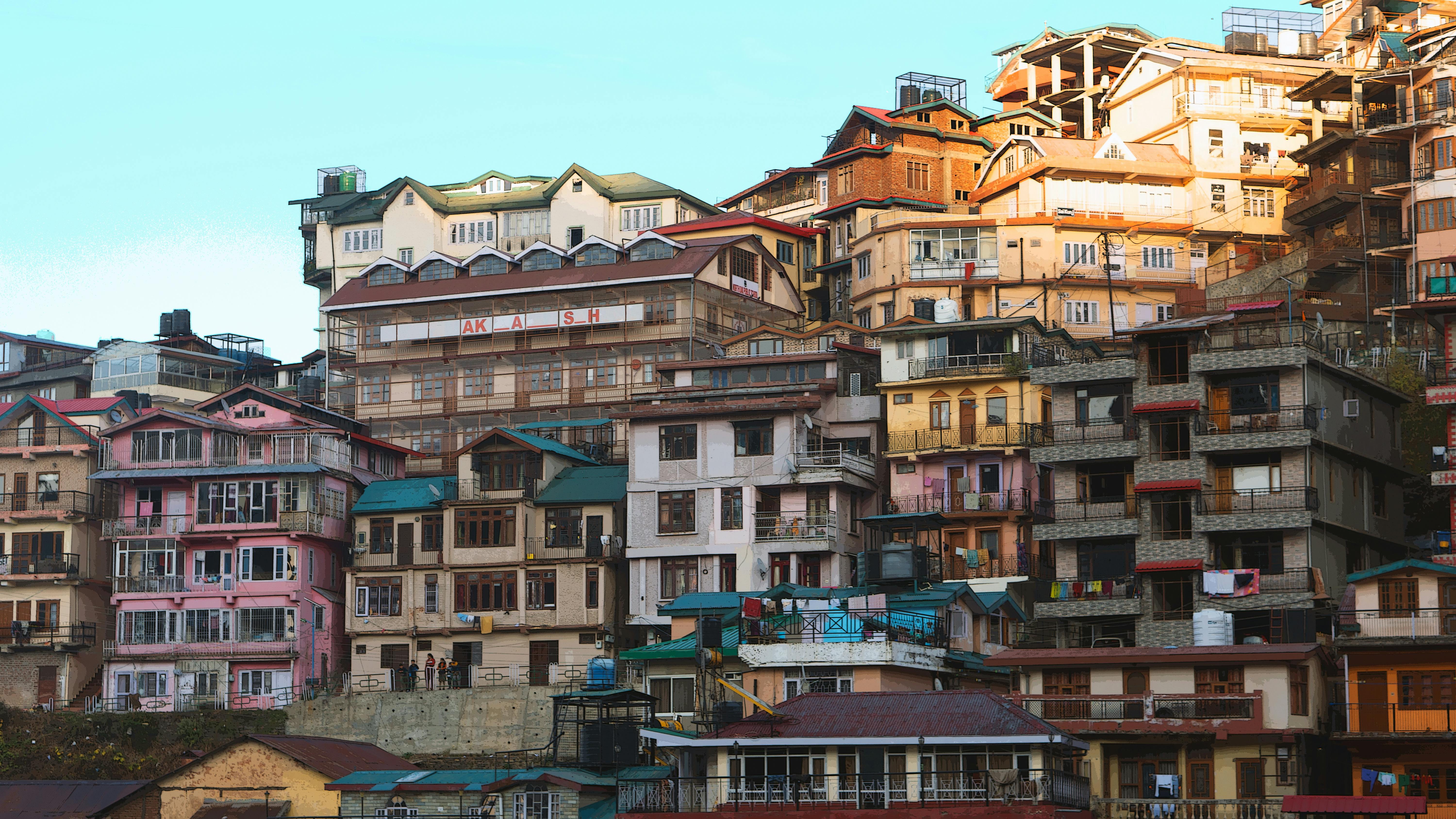 Buildings and Houses in the City of Shimla · Free Stock Photo