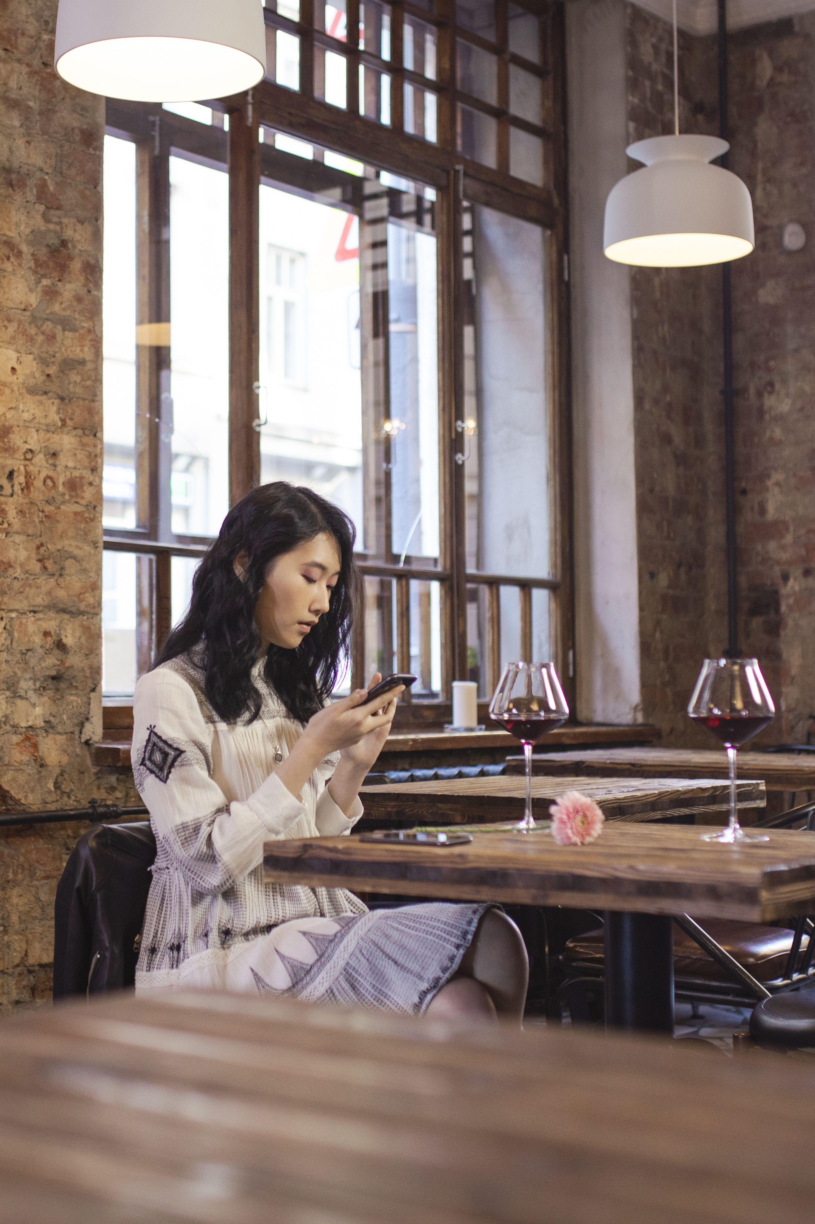 Woman Using Smartphone · Free Stock Photo