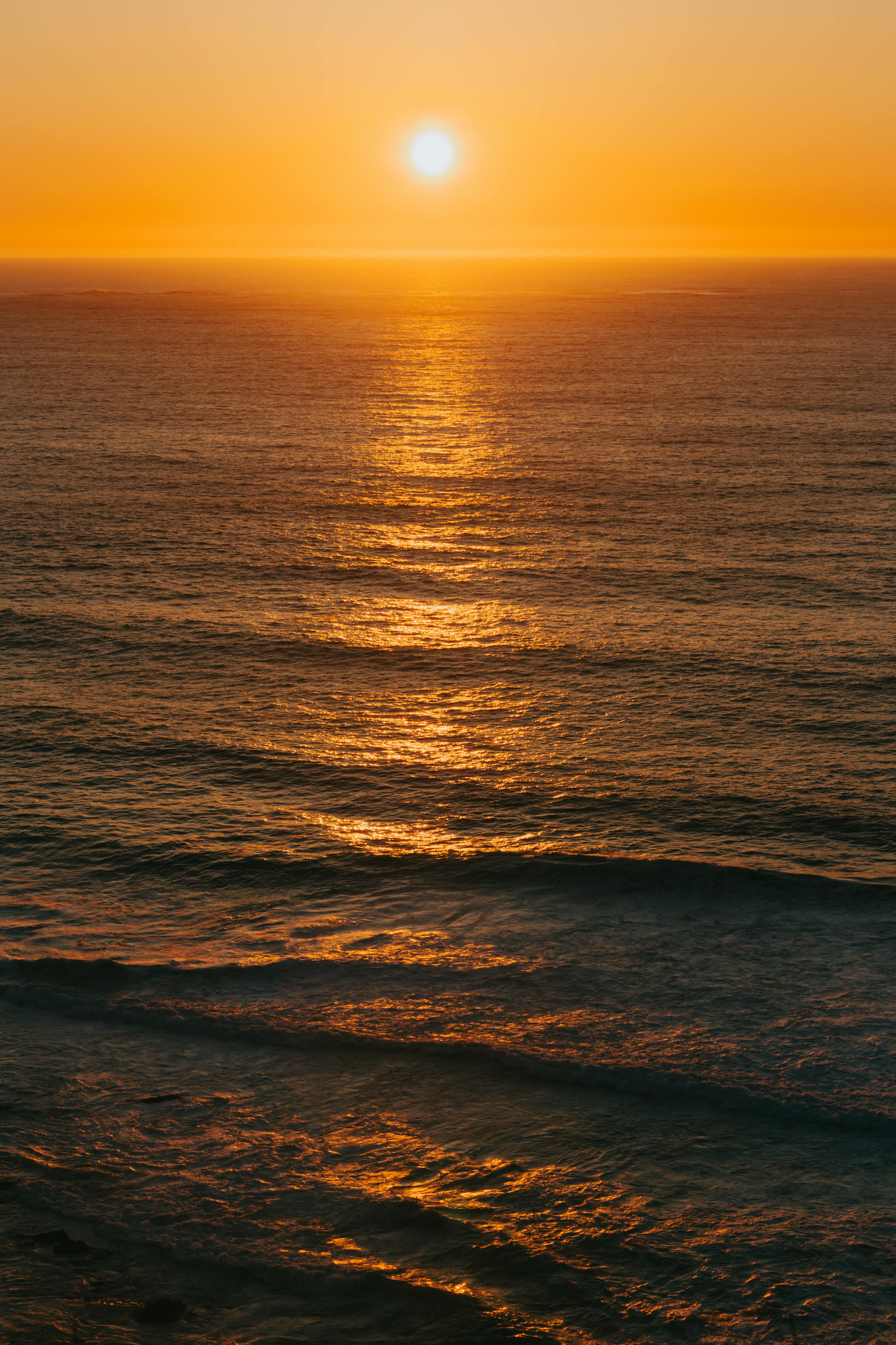 Body of Water during Sunset · Free Stock Photo