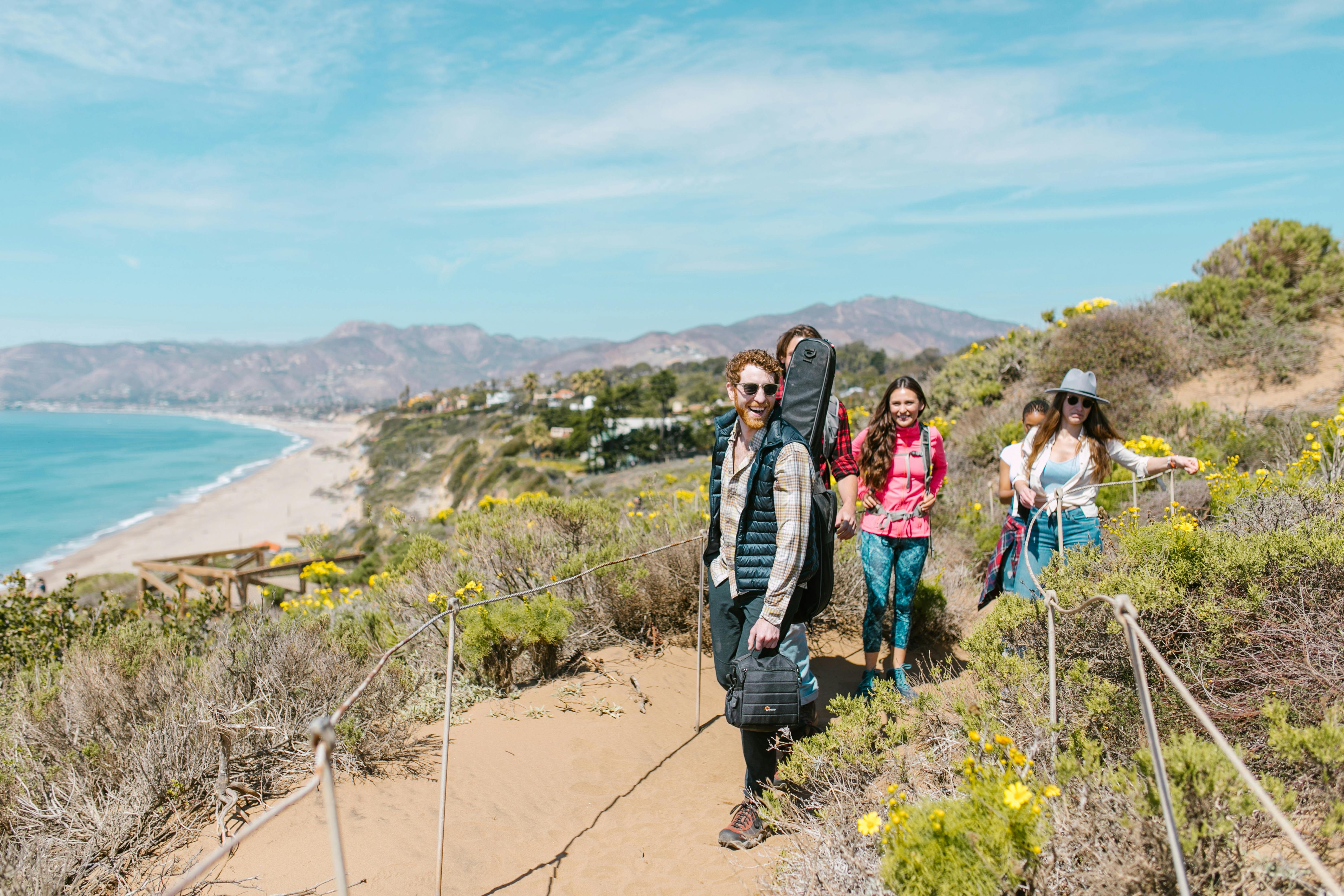 People Walking on a Pathway · Free Stock Photo