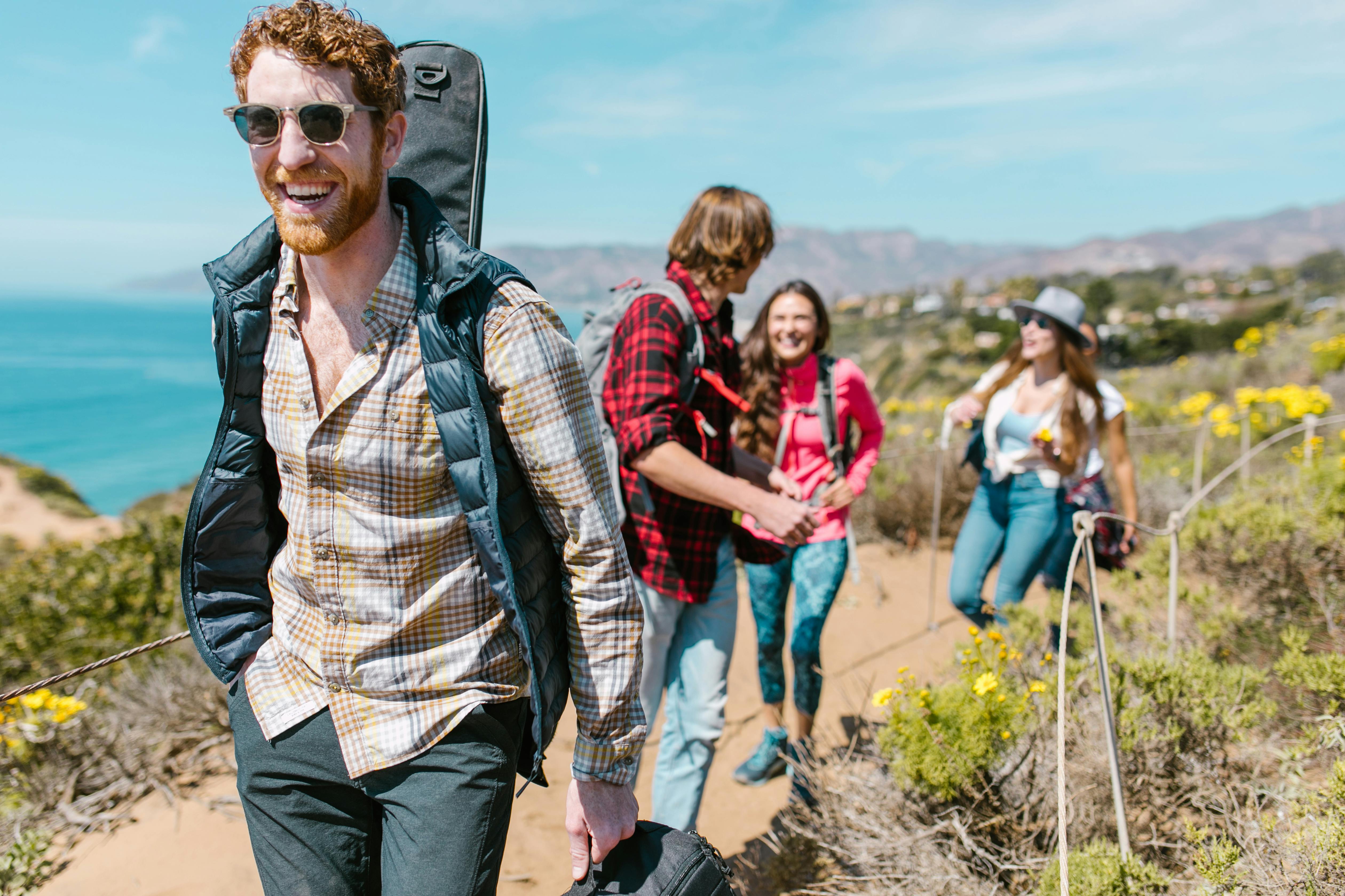 People Walking on a Pathway · Free Stock Photo
