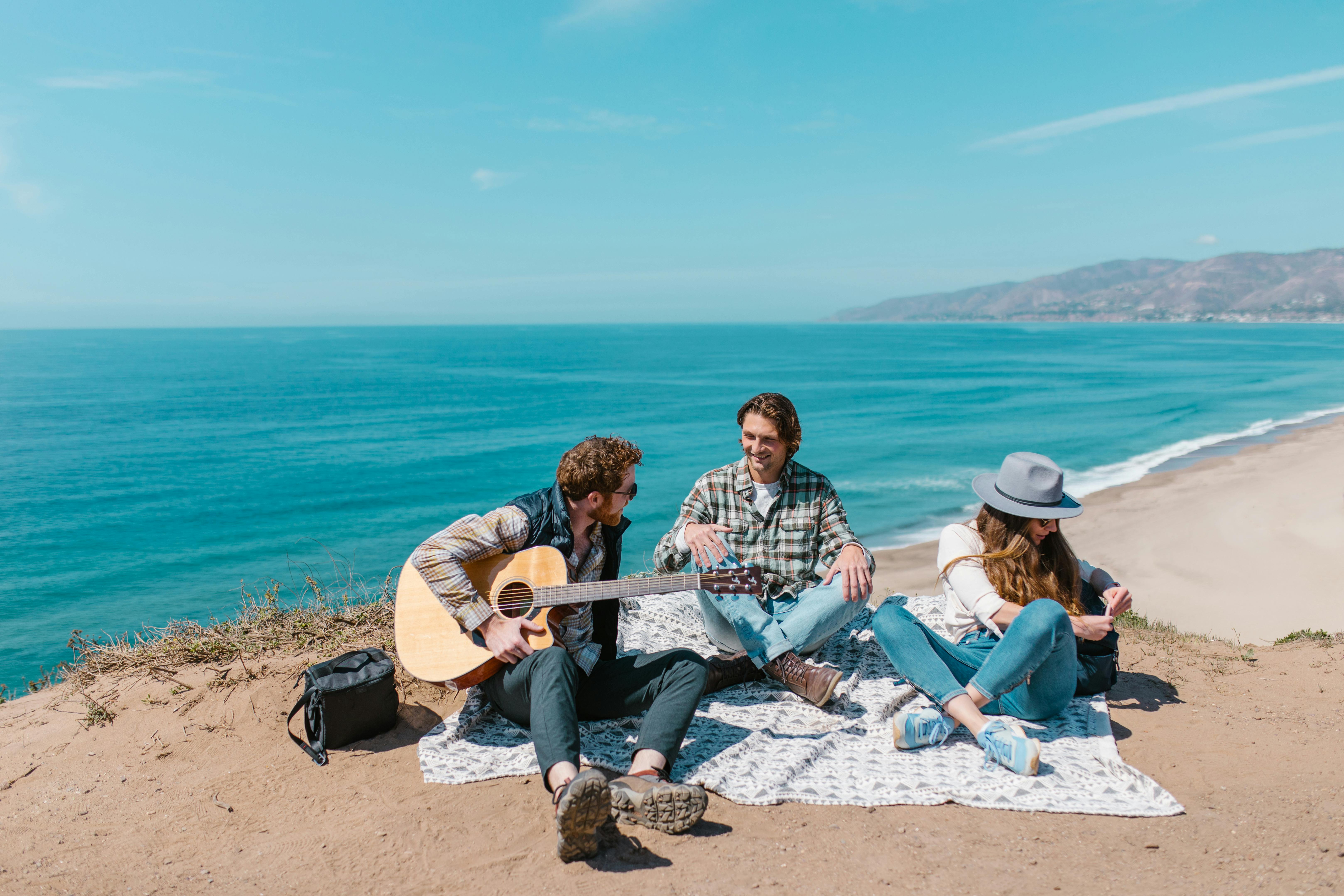 People Bonding Together Near the Beach · Free Stock Photo