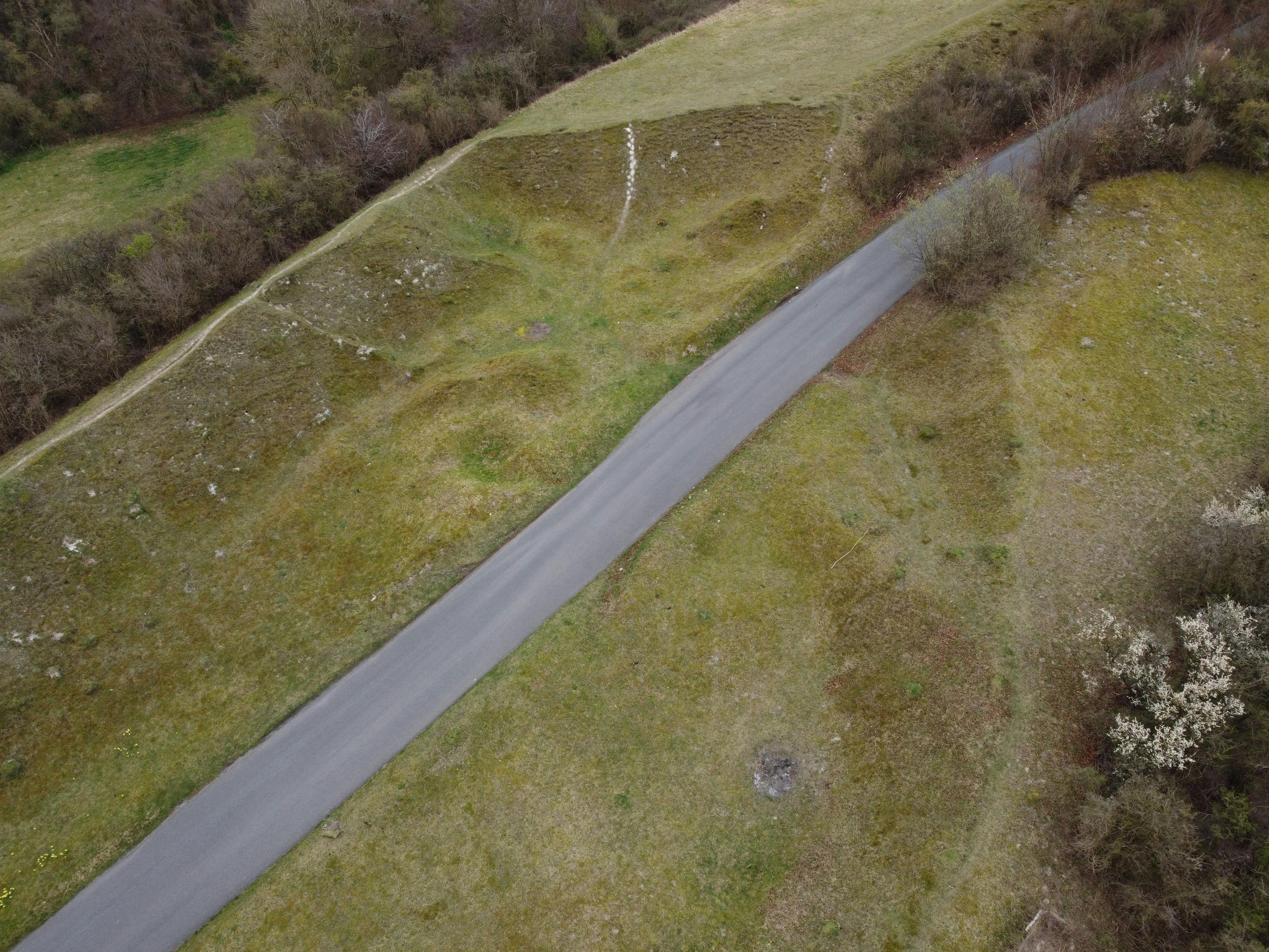 Aerial View of Concrete Road · Free Stock Photo