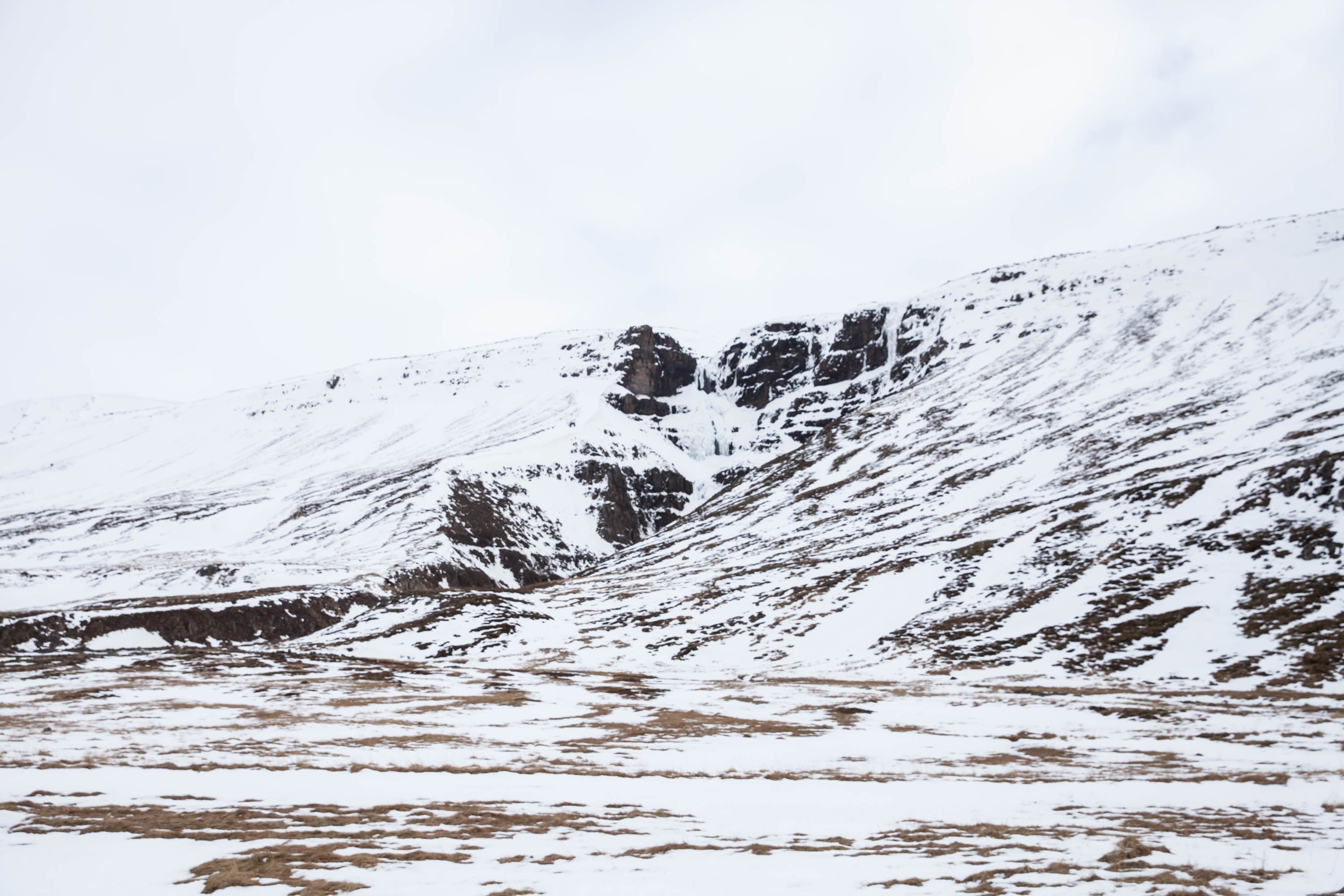 Mountain Hills Covered in Snow · Free Stock Photo