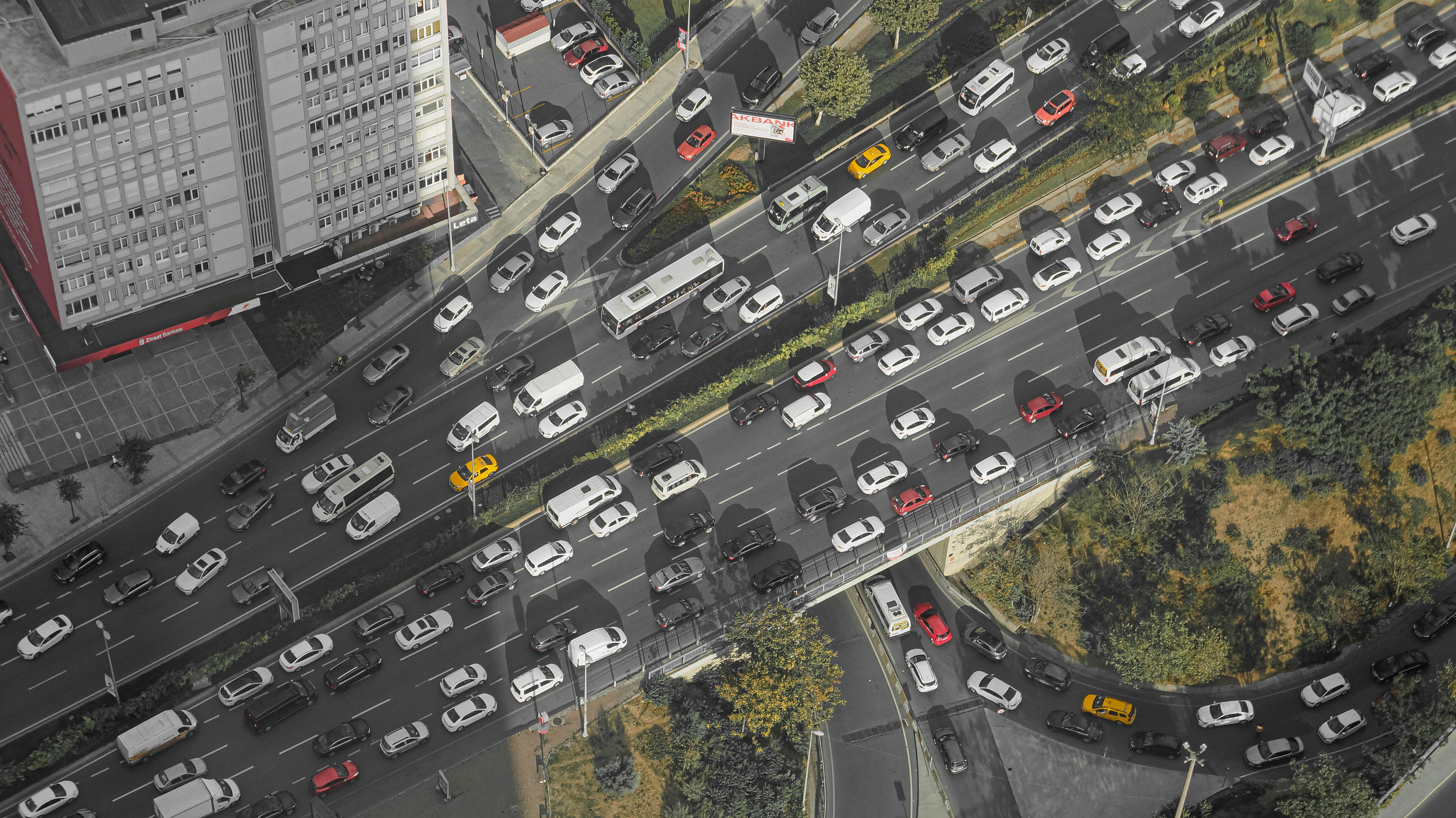 Cars on Highway · Free Stock Photo