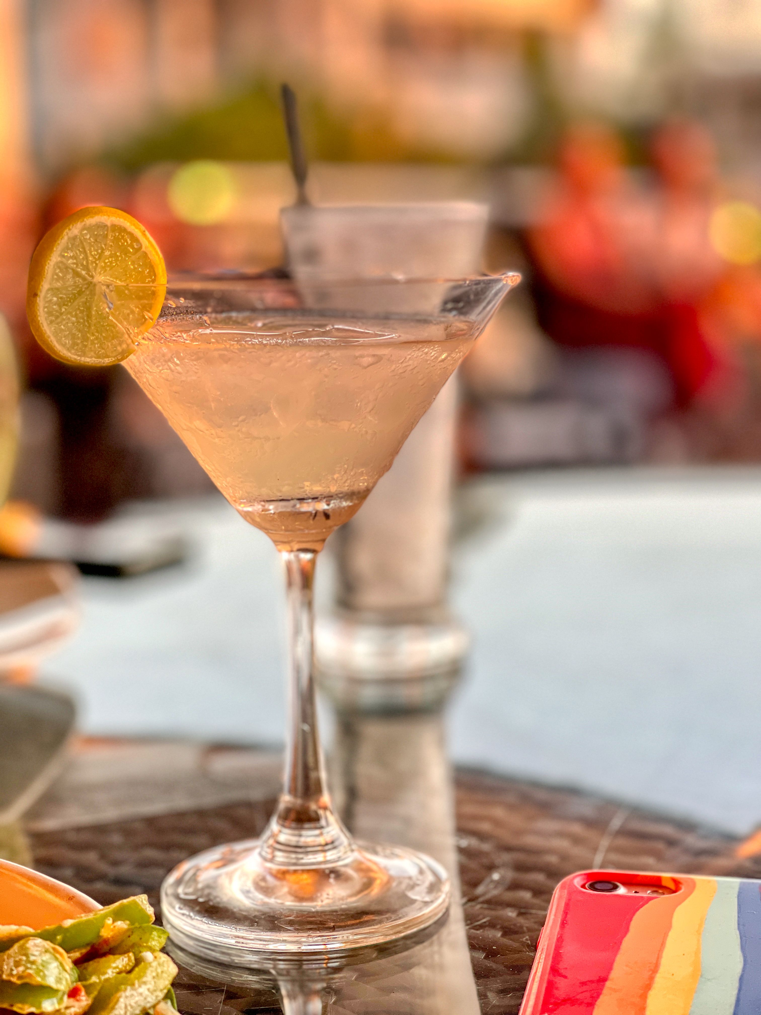 Cocktail Glass with Martini · Free Stock Photo
