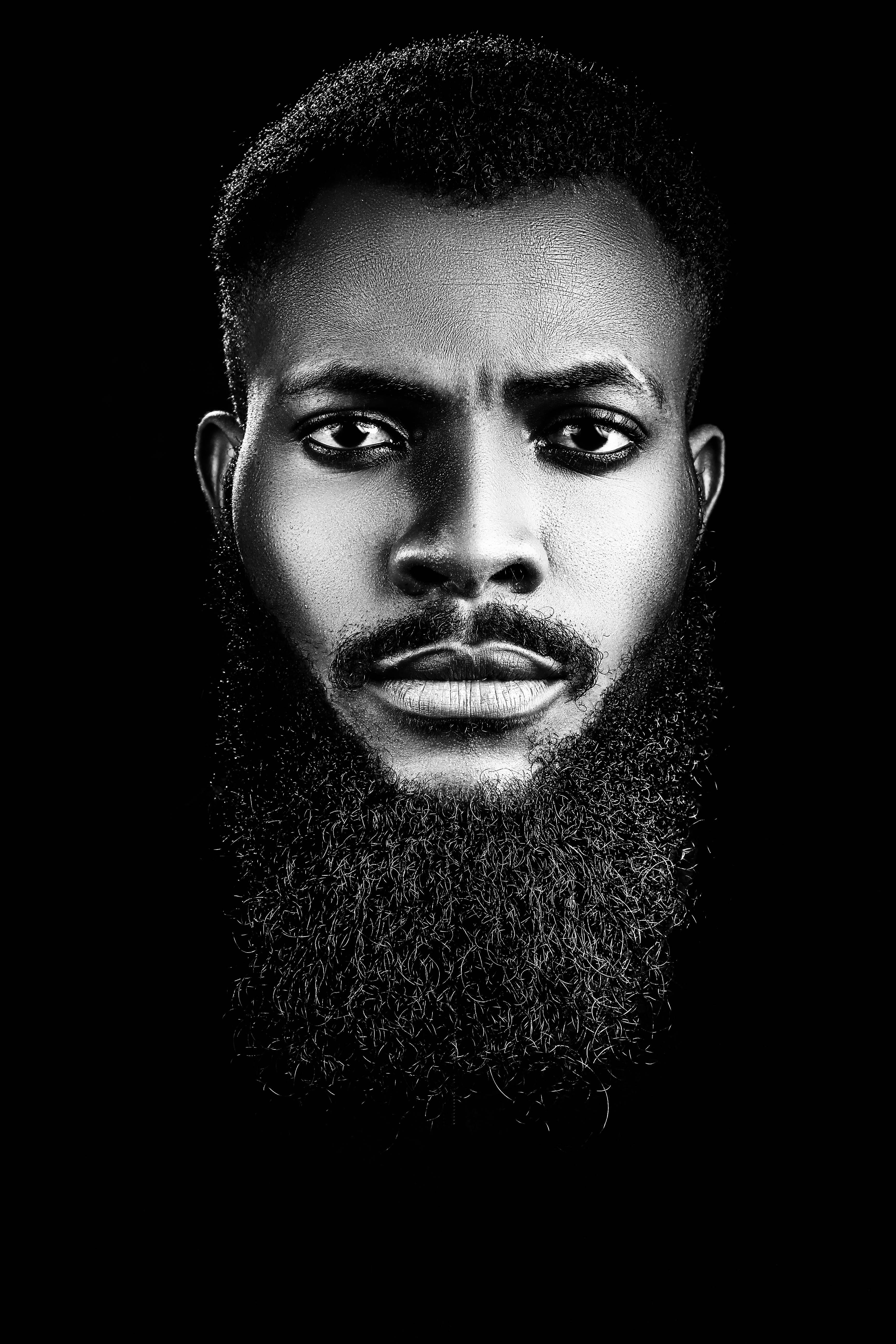 Grayscale Photo of a Handsome Man · Free Stock Photo