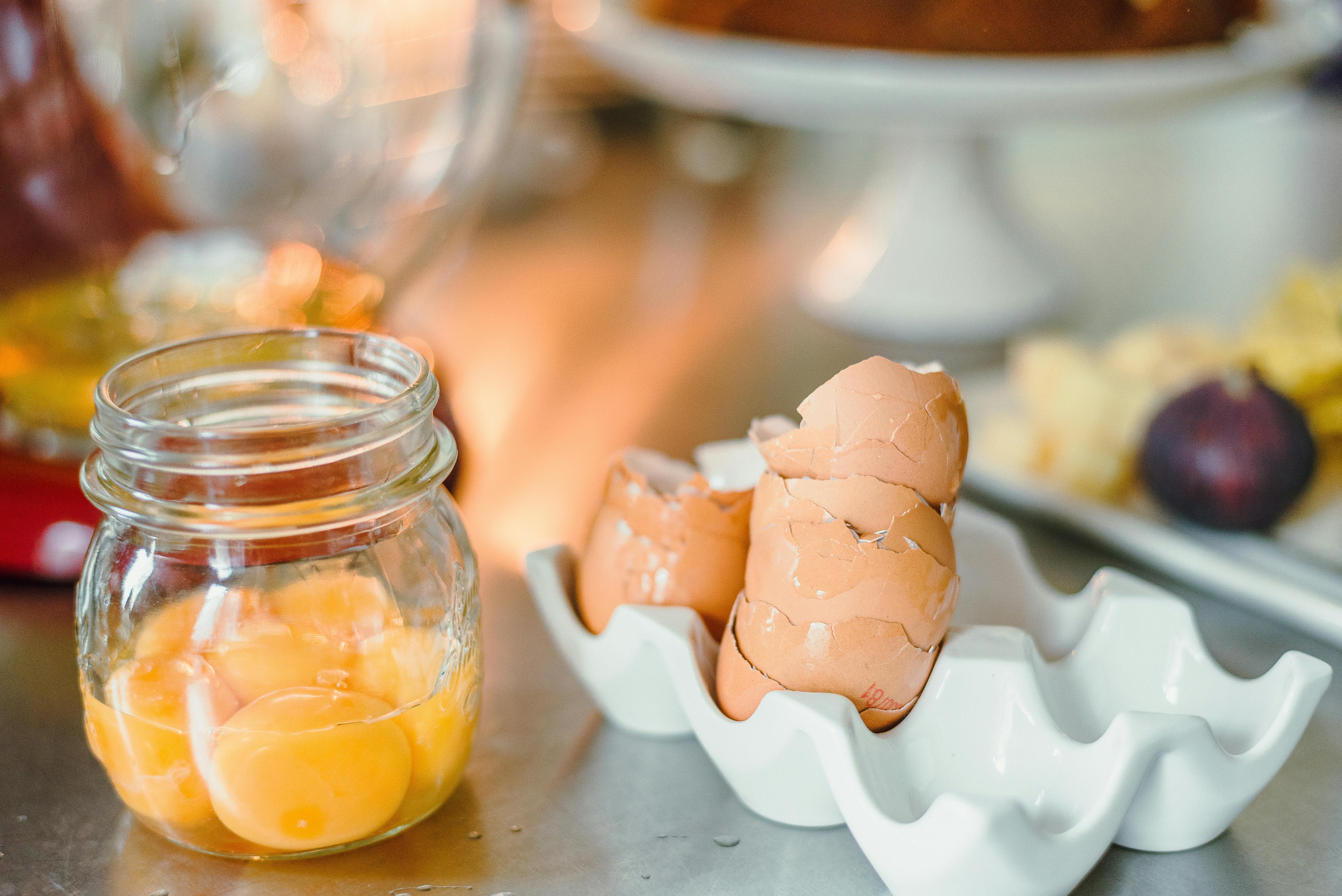 Petaled Flower Drawing on White Egg Shell · Free Stock Photo
