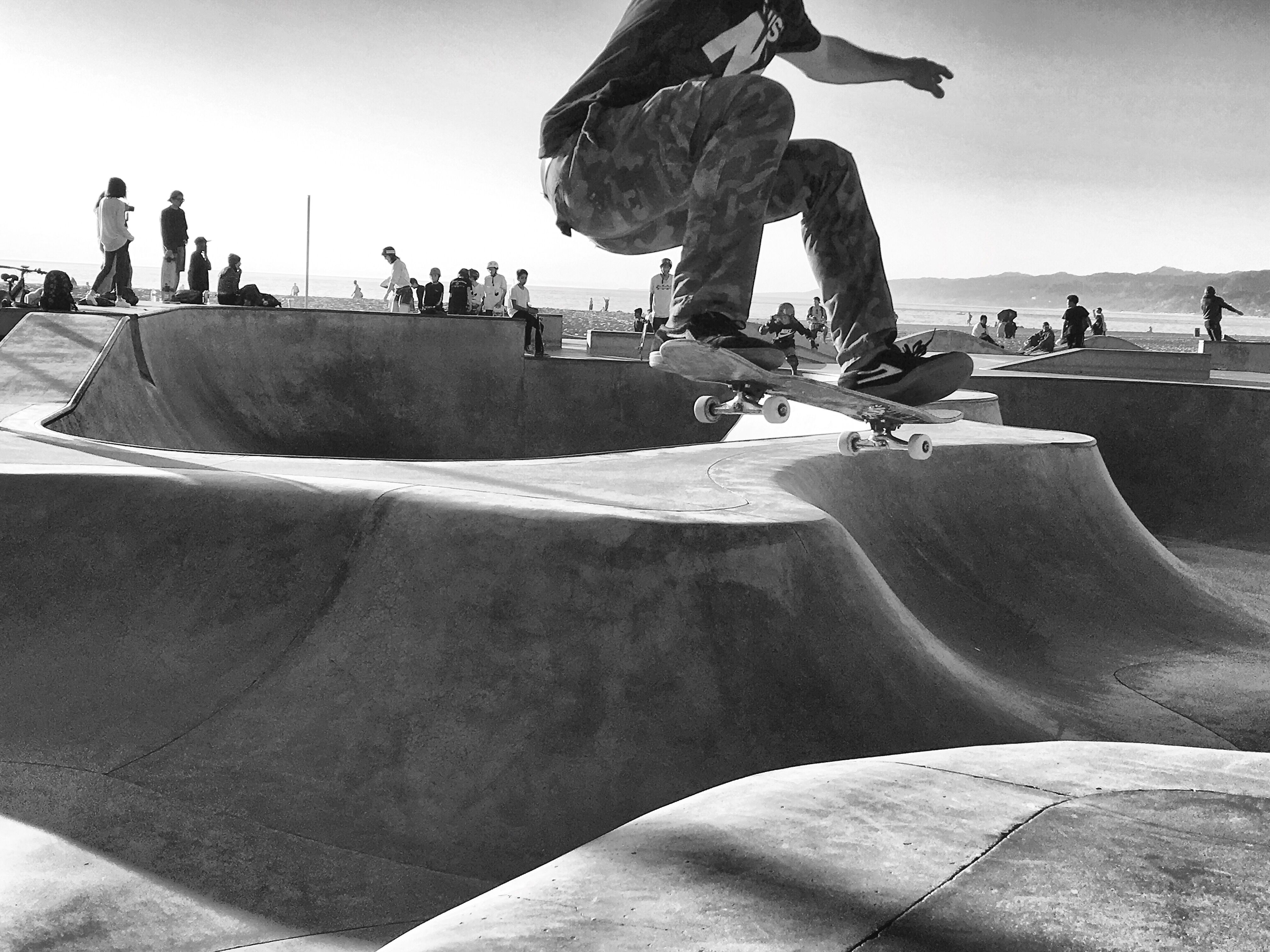 Shirtless Man Skateboarding at Skatepark · Free Stock Photo