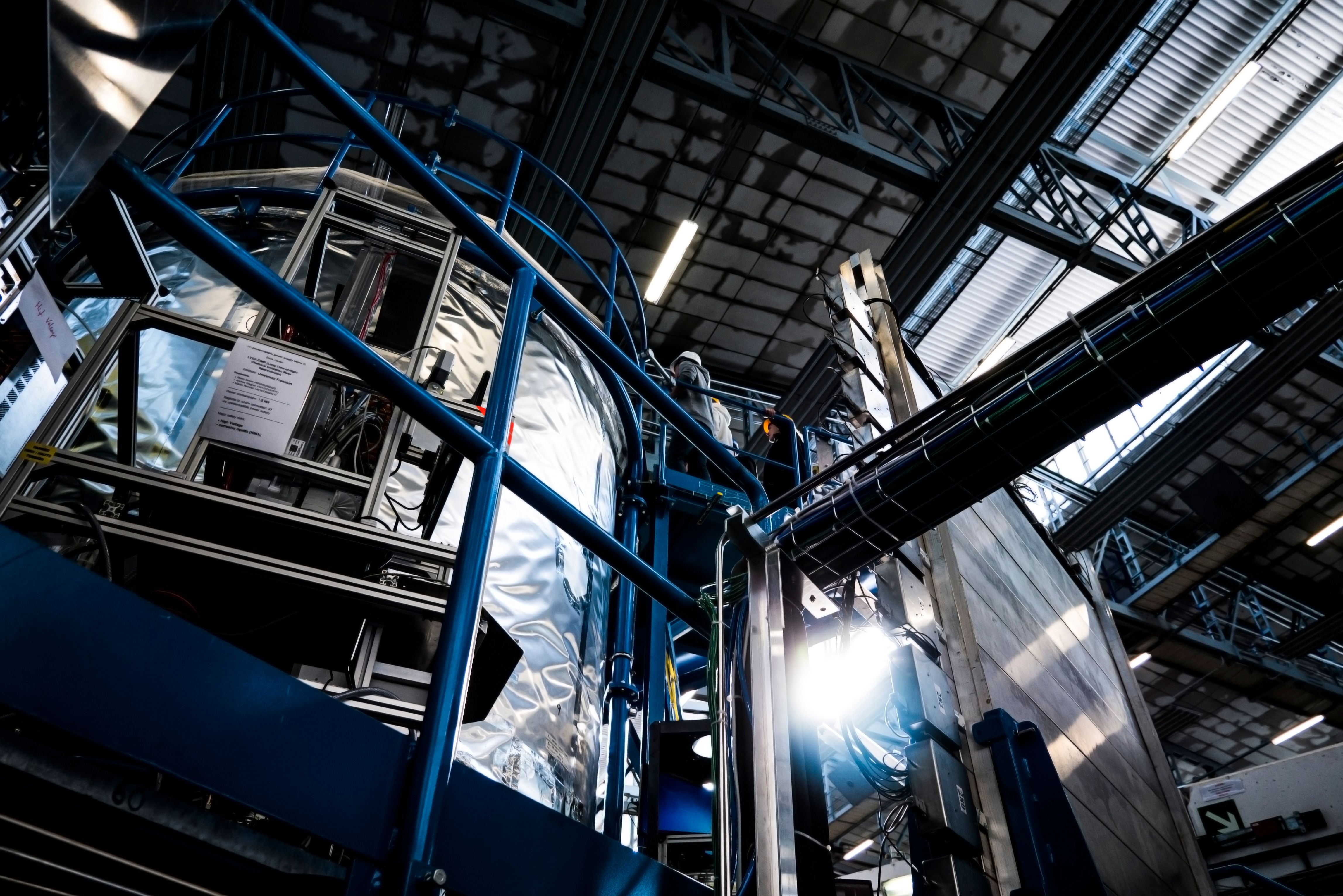 Free stock photo of CERN, colours, deep blue
