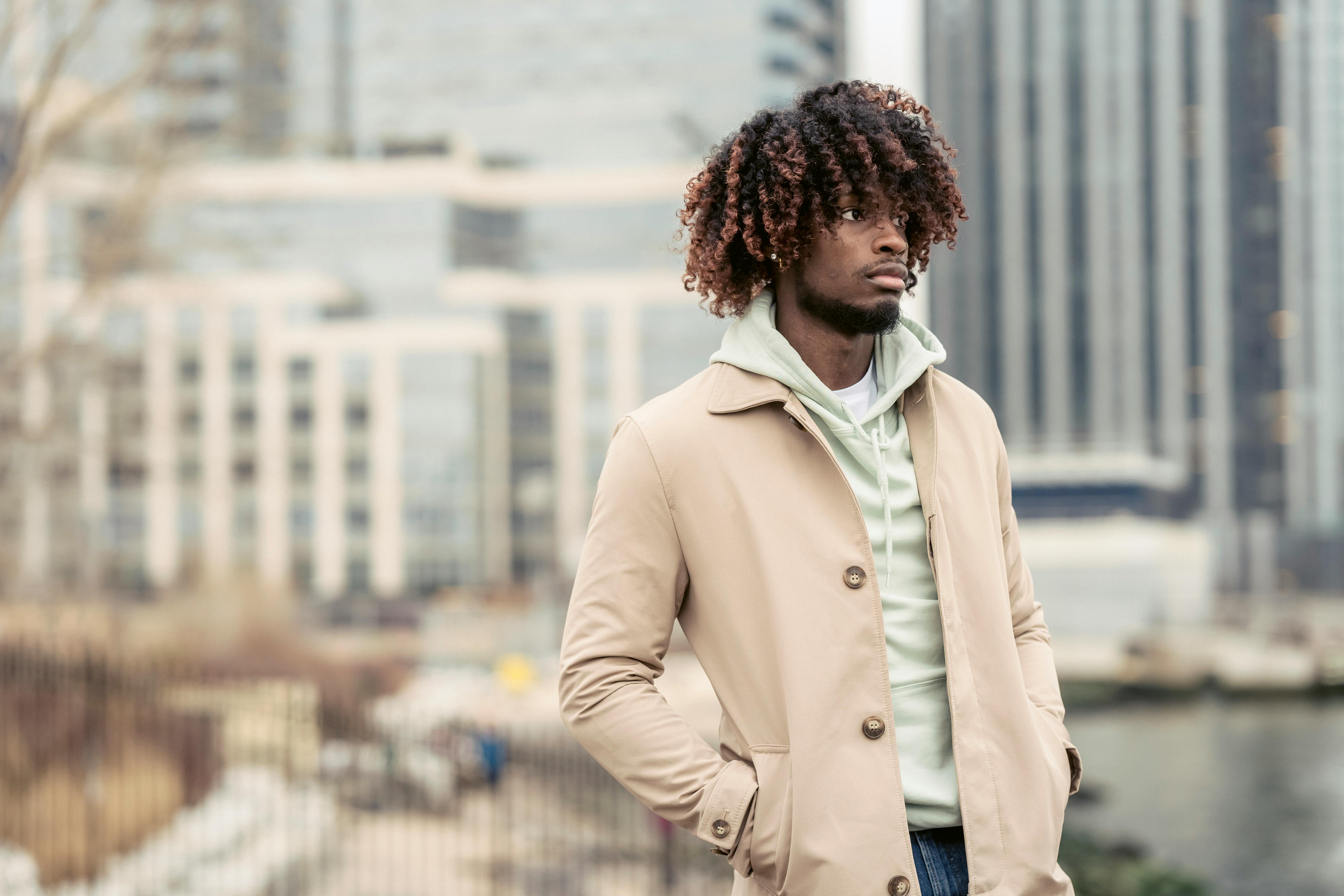 A Bearded Man Wearing Beige Coat · Free Stock Photo