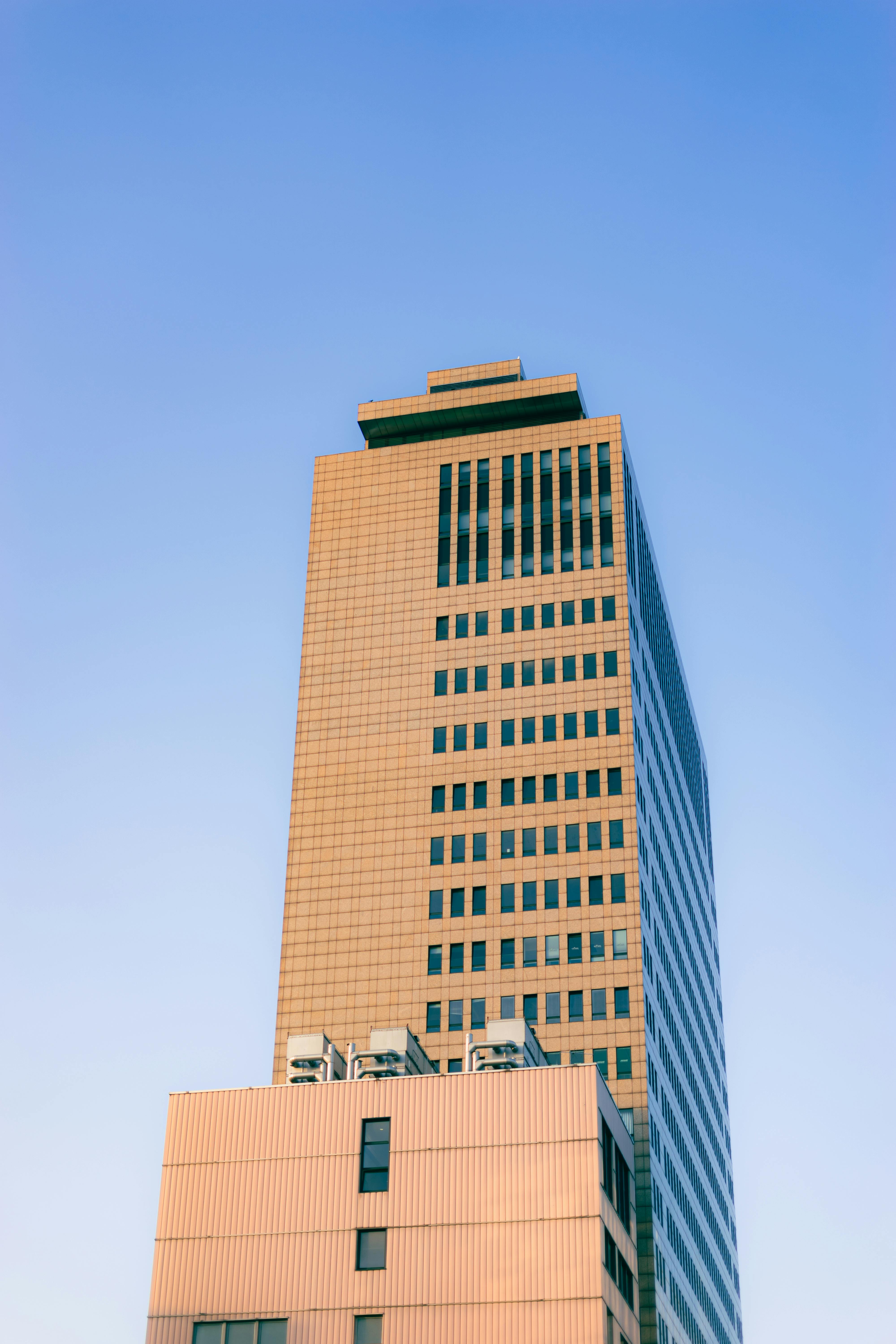 Exterior Design of a Tall Building · Free Stock Photo