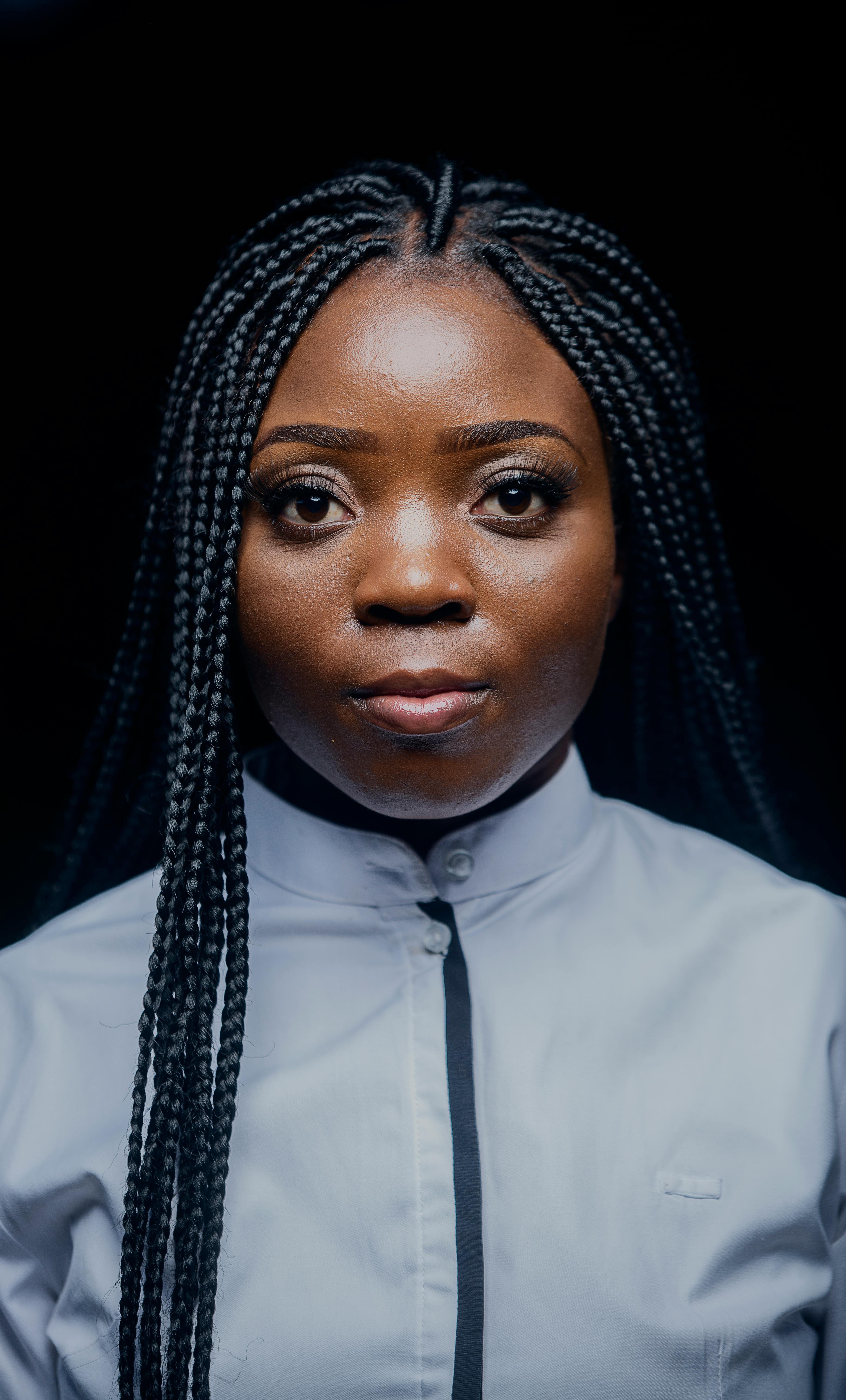 A Woman Screaming with Red Powder on Her Face · Free Stock Photo