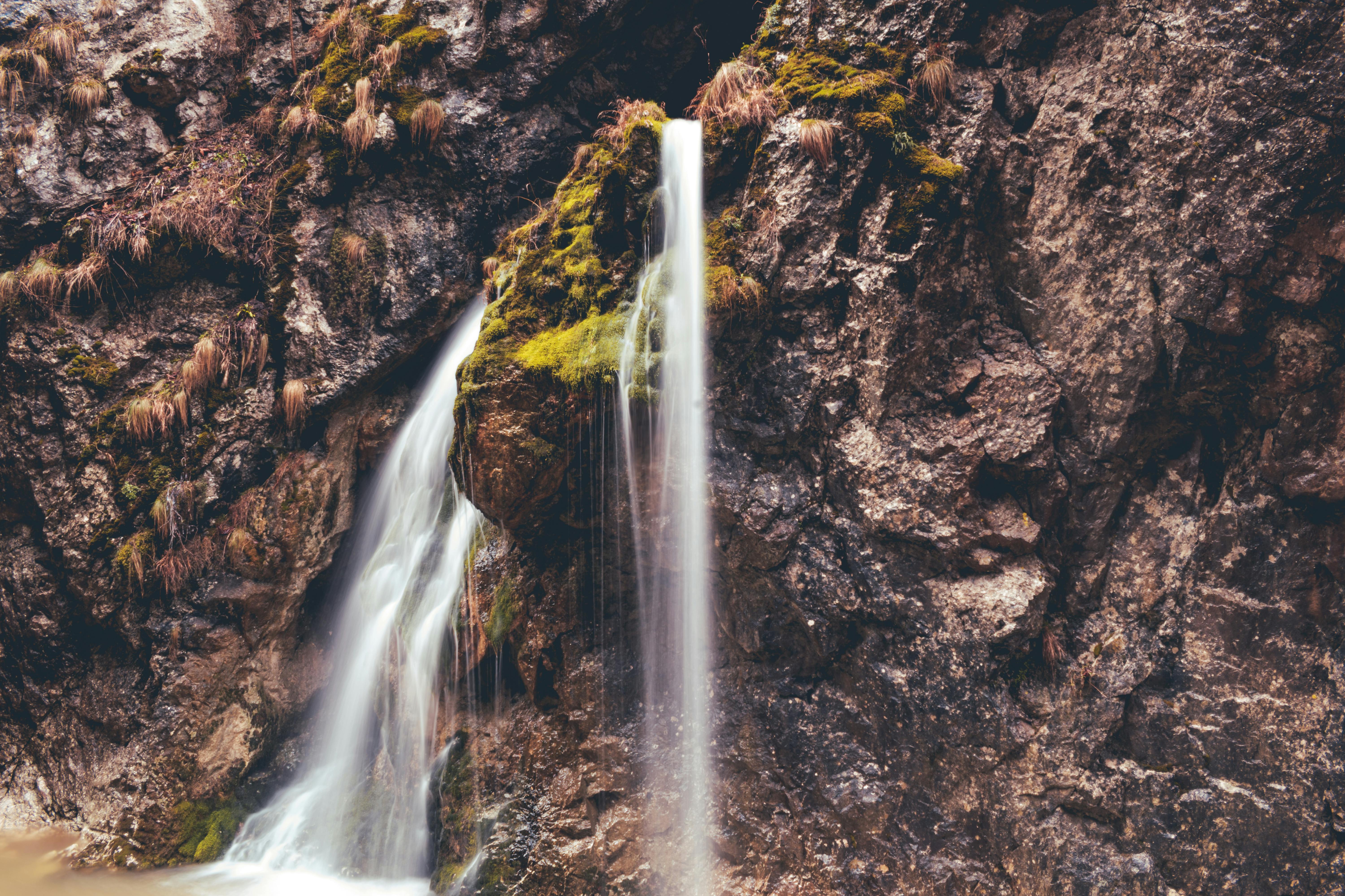 Aerial Shot of Water Fall · Free Stock Photo
