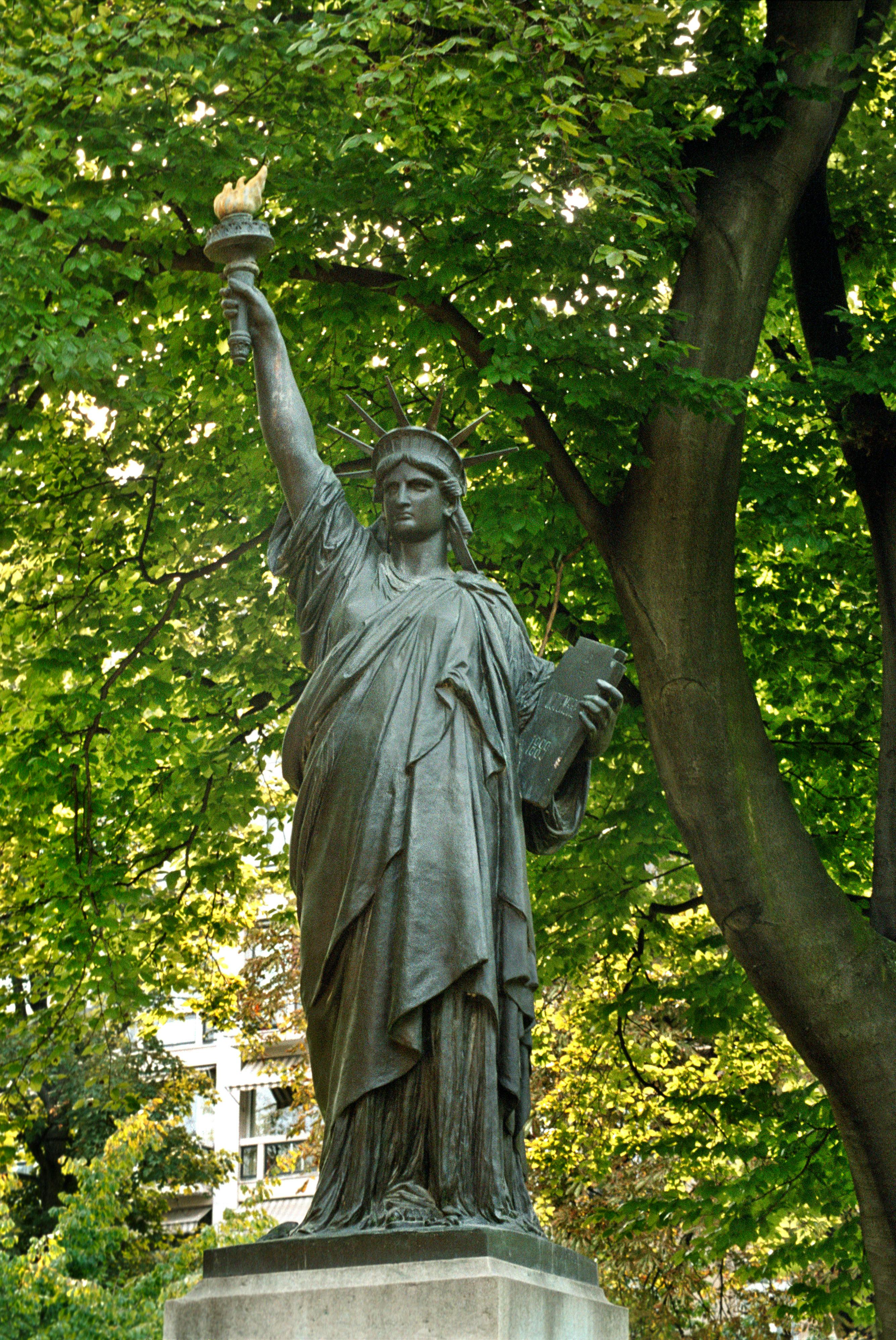 A Sculpture of the Statue of Liberty at the Luxembourg Gardens · Free ...
