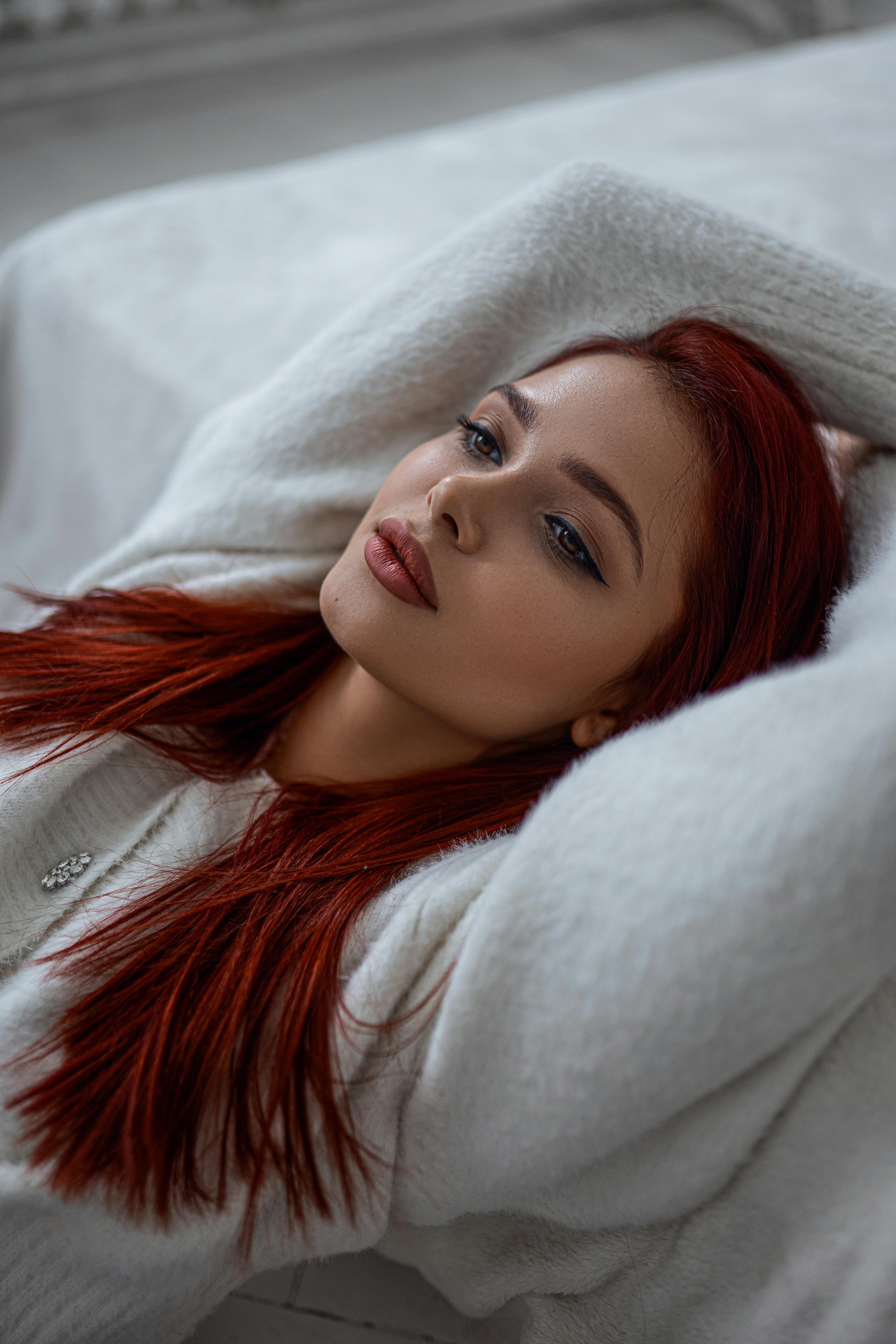 A Beautiful Woman in a Laid Back Position · Free Stock Photo