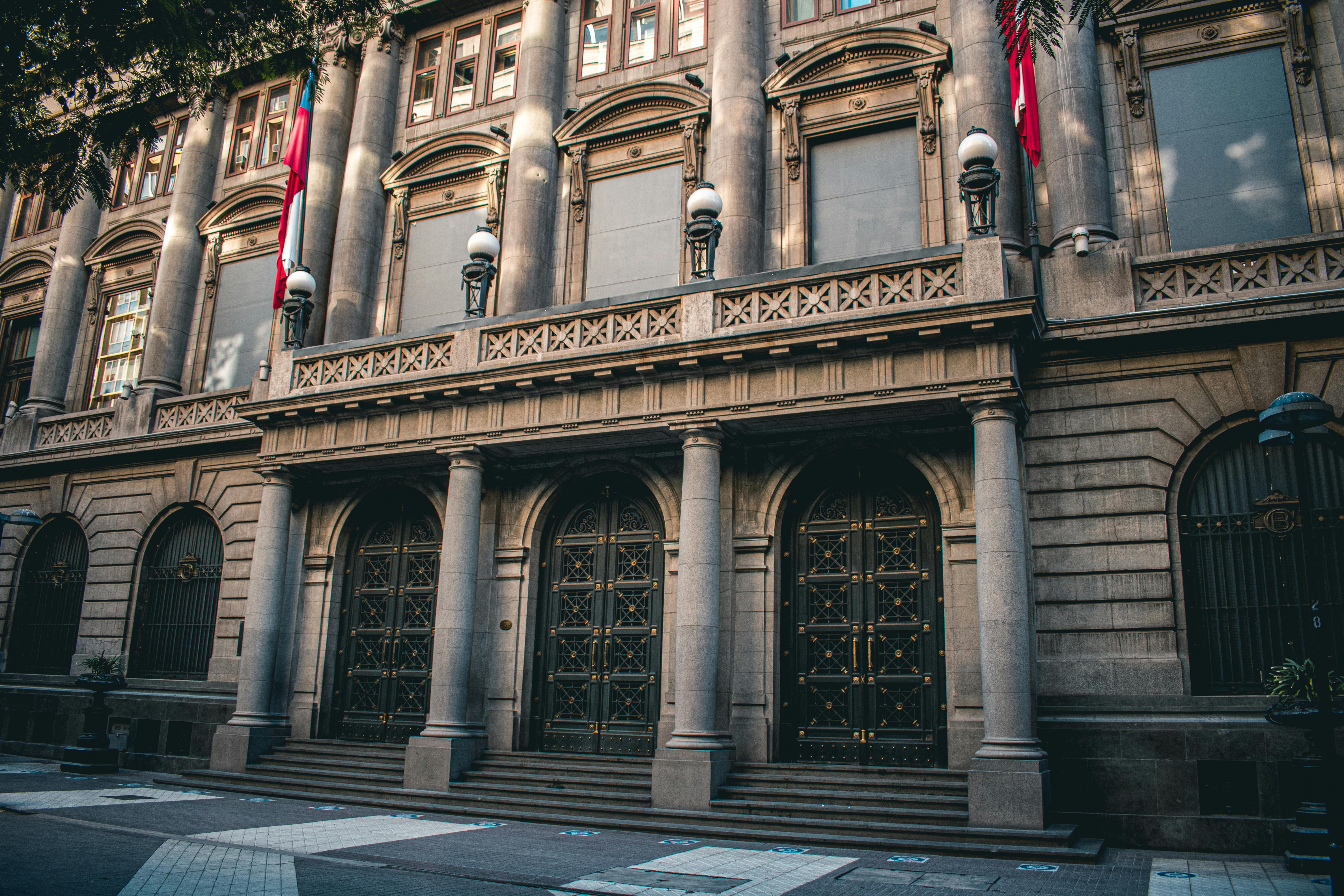 Facade of a Concrete Building · Free Stock Photo