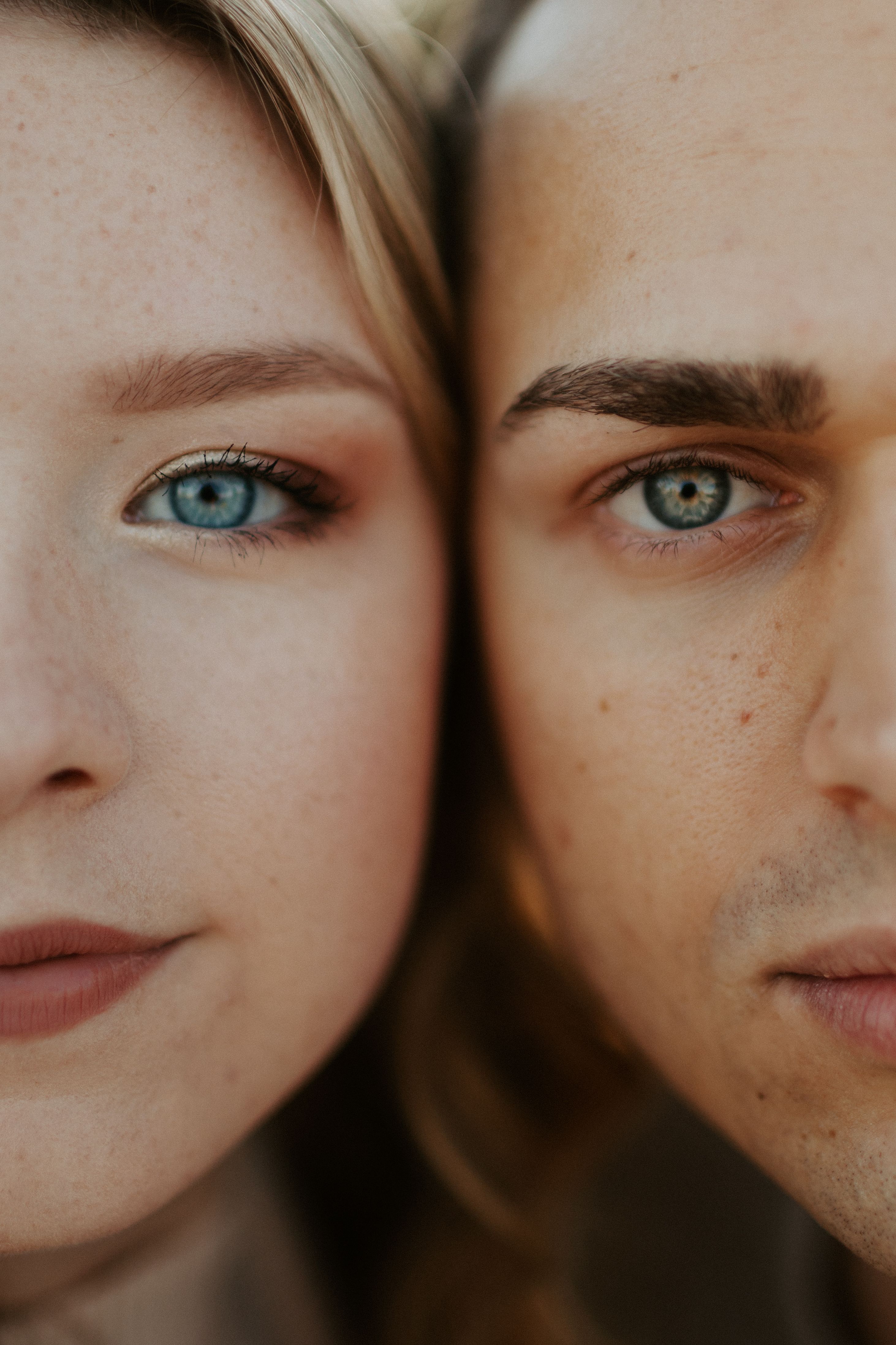 Faces of Couple in Portrait Photography · Free Stock Photo