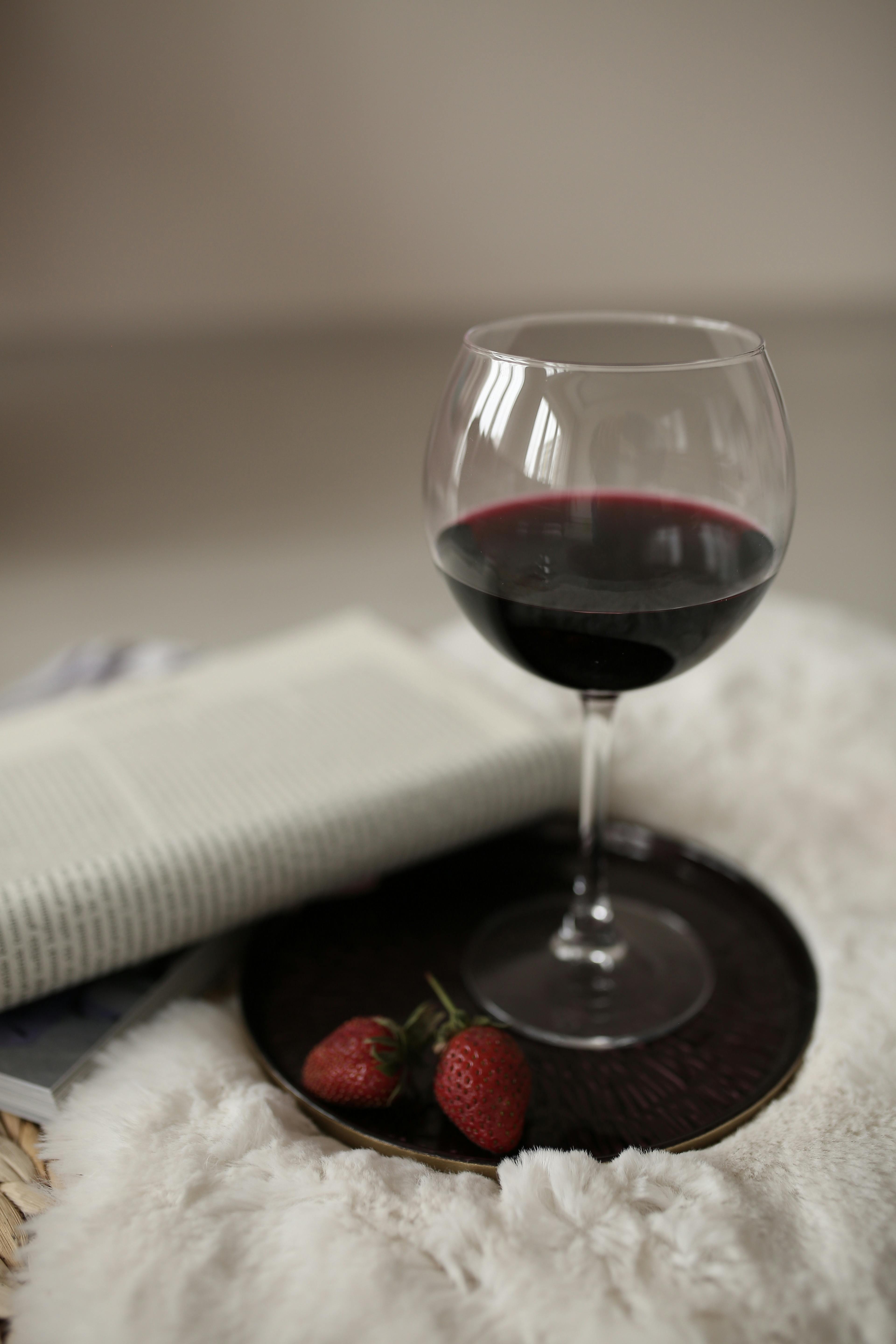 Close-Up Shot of a Glass of Red Wine · Free Stock Photo