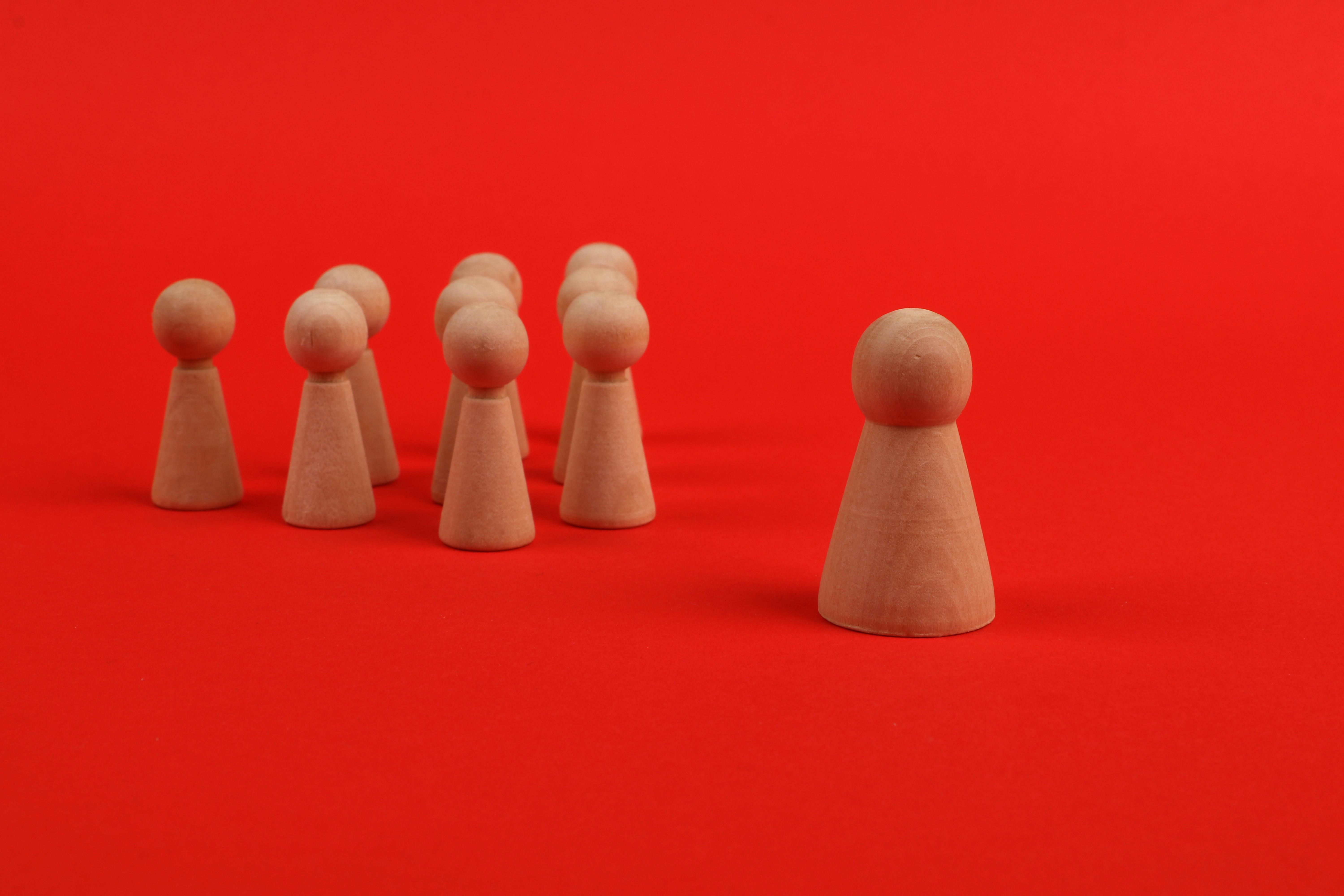 Red Paper Strips on the Table · Free Stock Photo