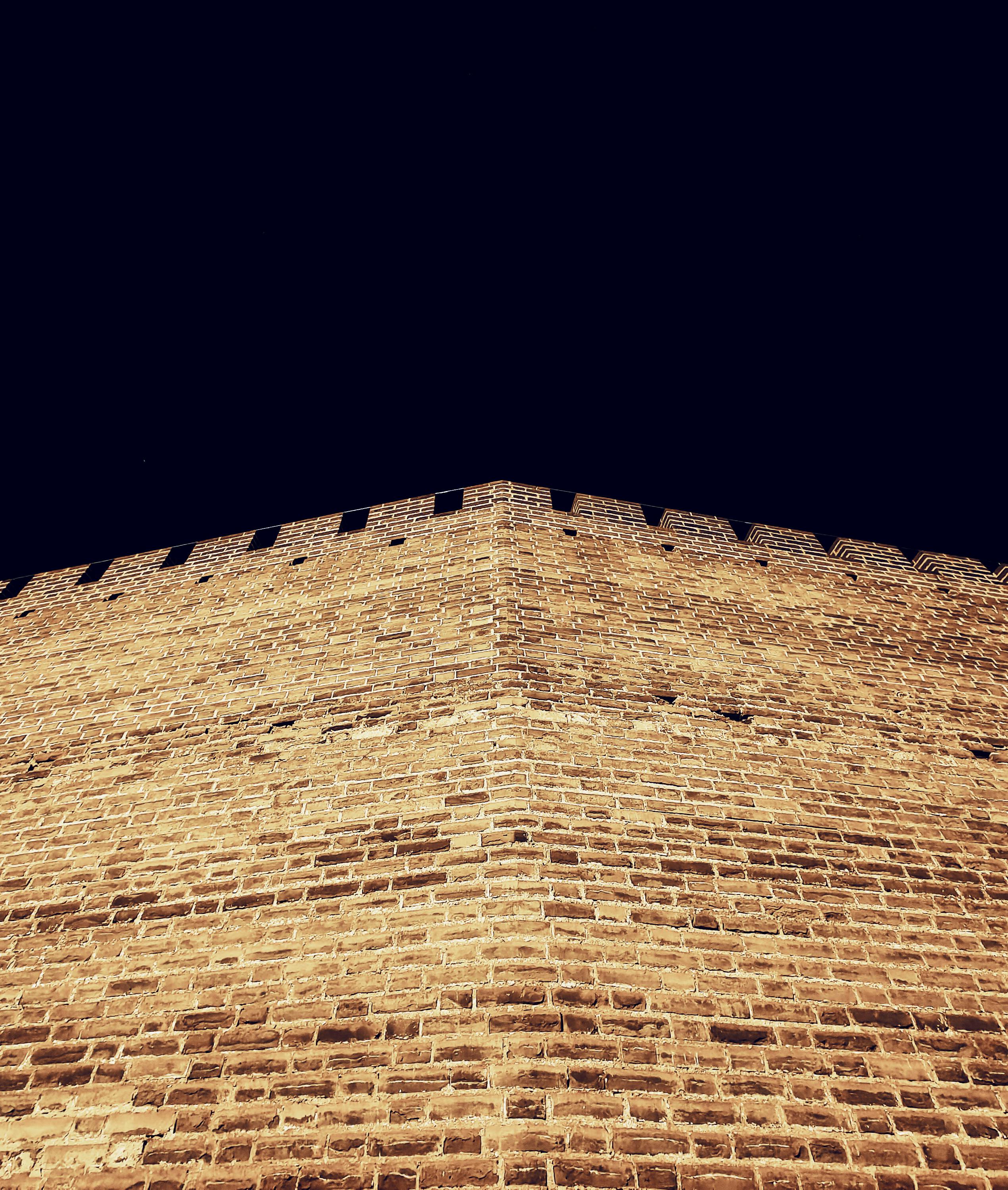 Brown Brick Watchtower · Free Stock Photo