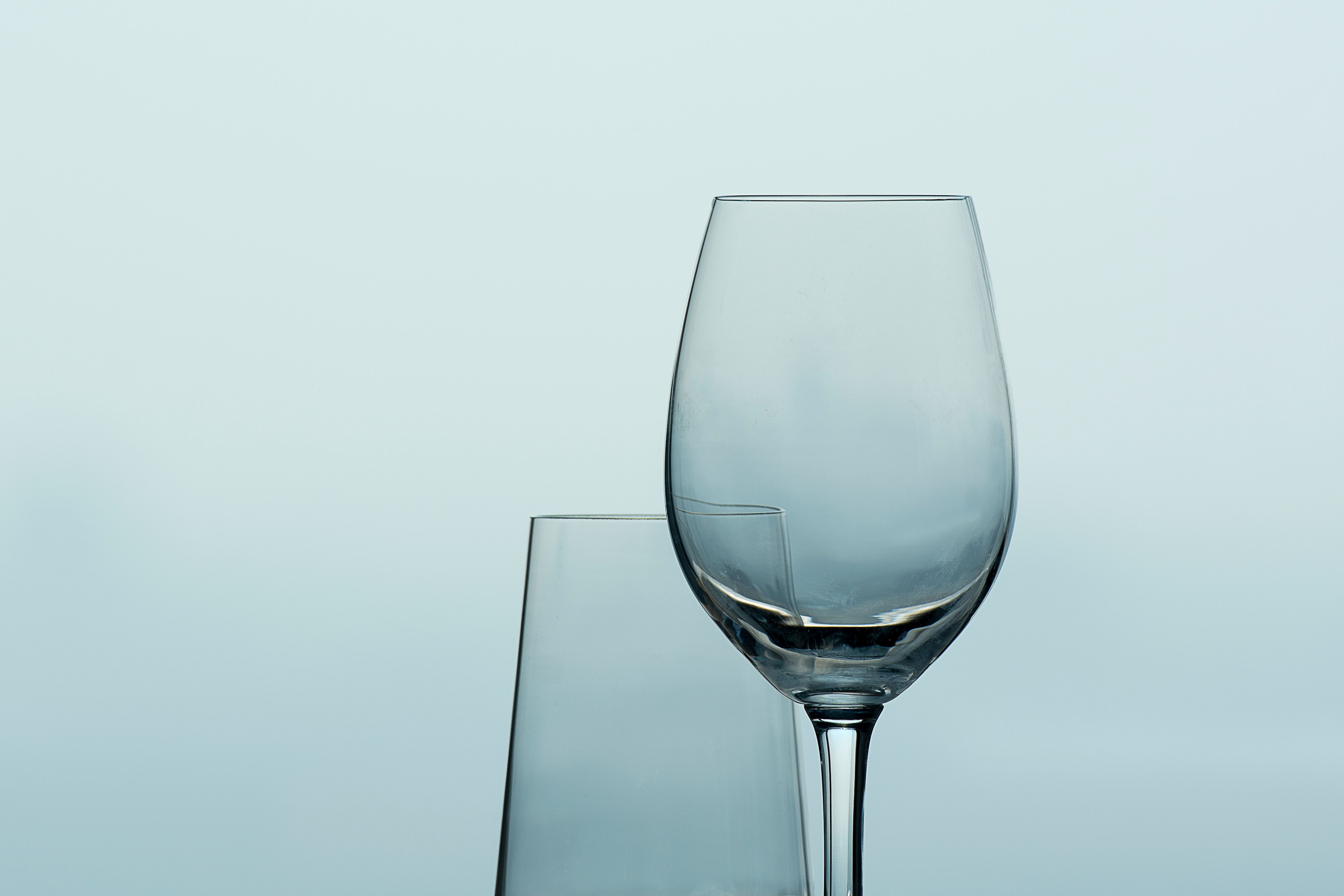 Crystal Glassware in Grayscale Photography · Free Stock Photo