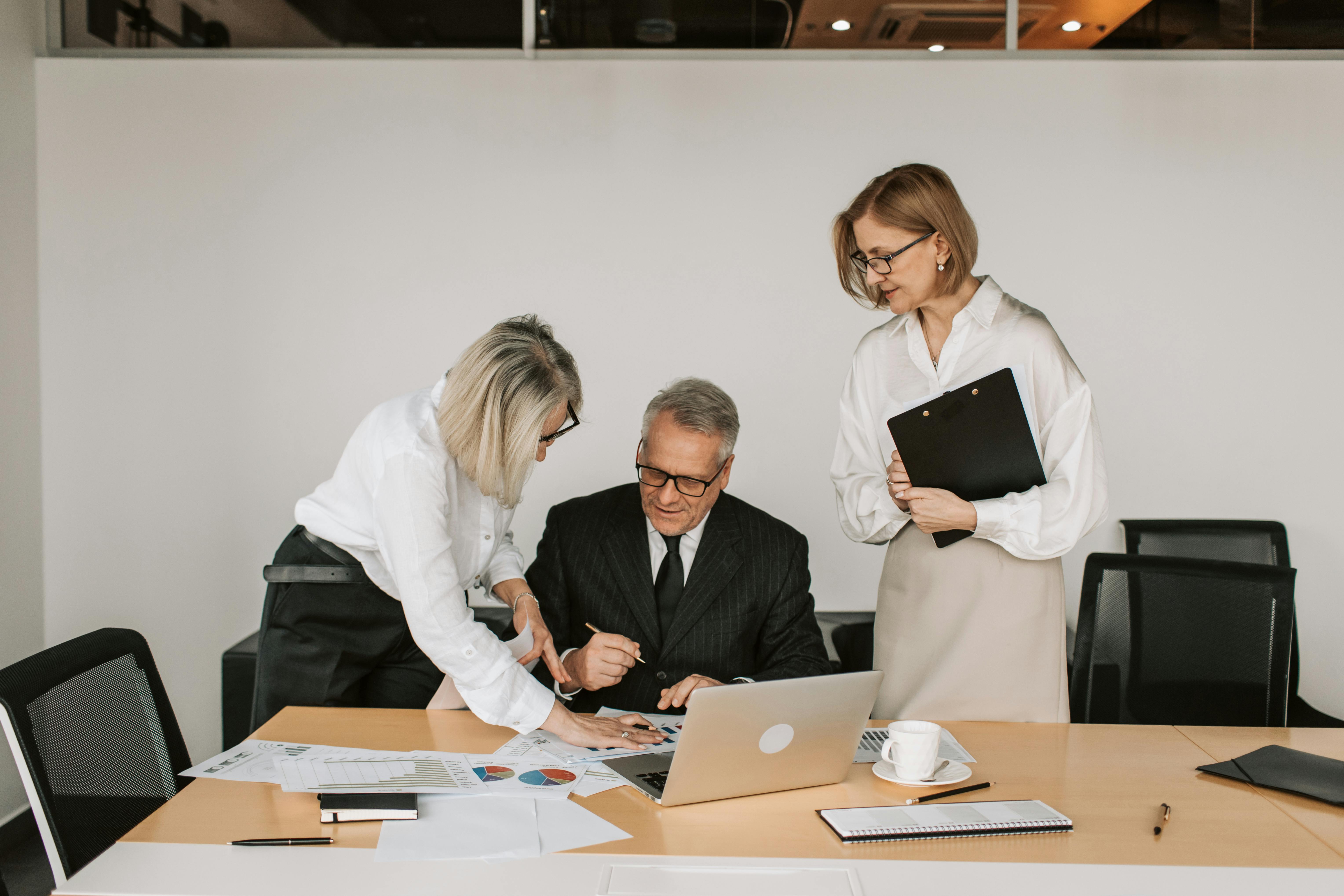 Business Partners Having a Meeting at the Office · Free Stock Photo