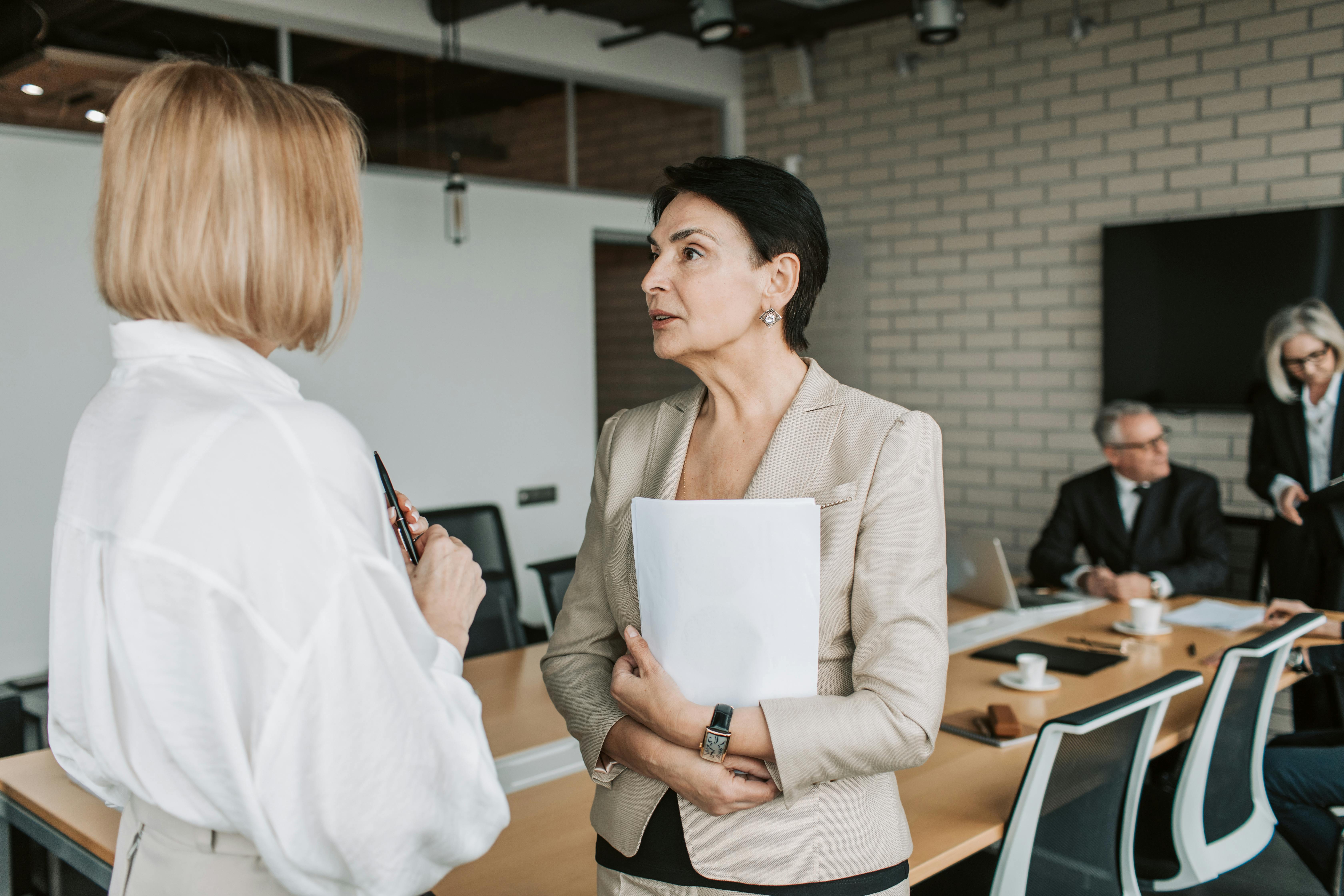 Two Women Having a Conversation · Free Stock Photo
