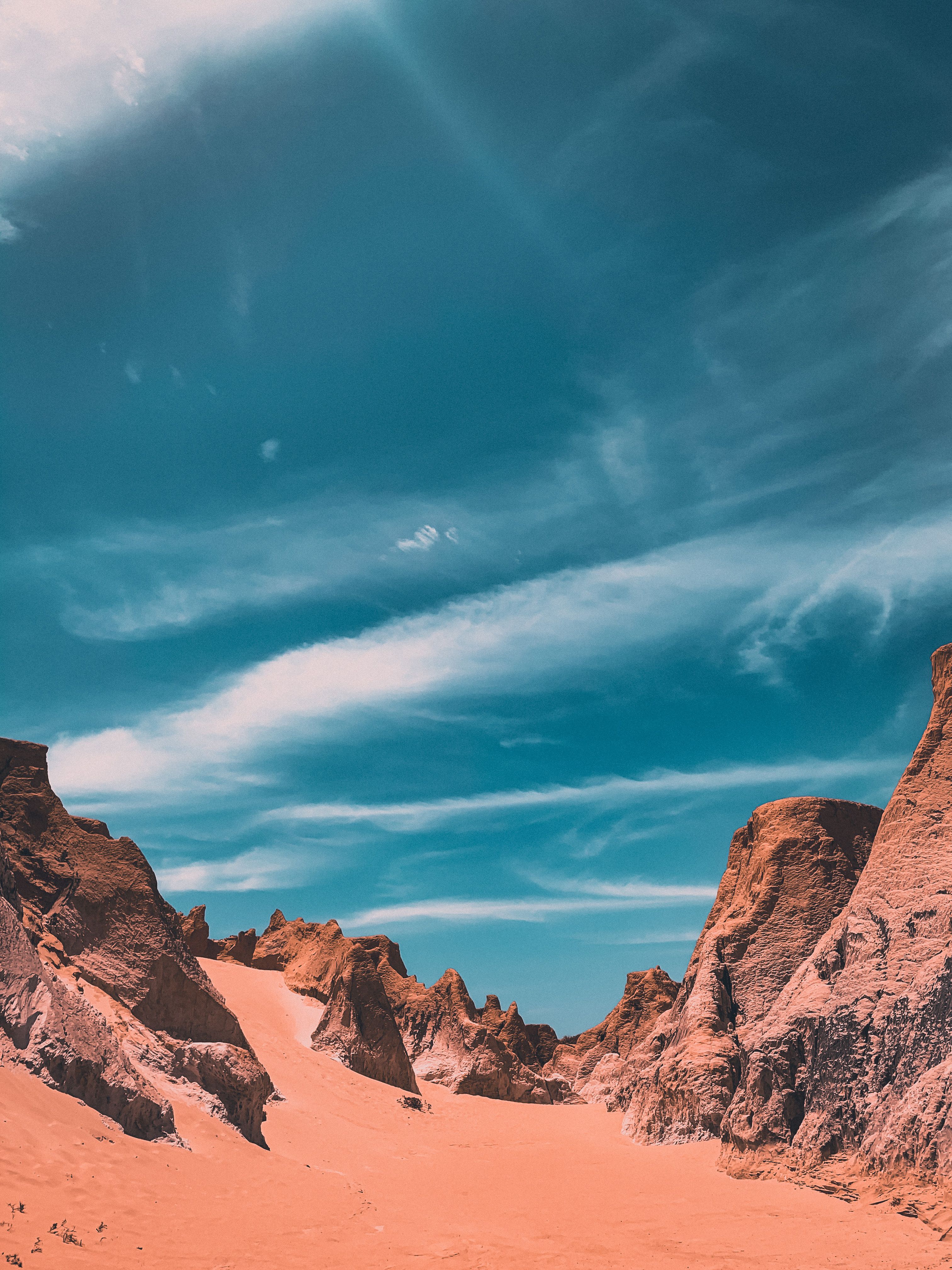 Rock Formations Under Blue Sky · Free Stock Photo