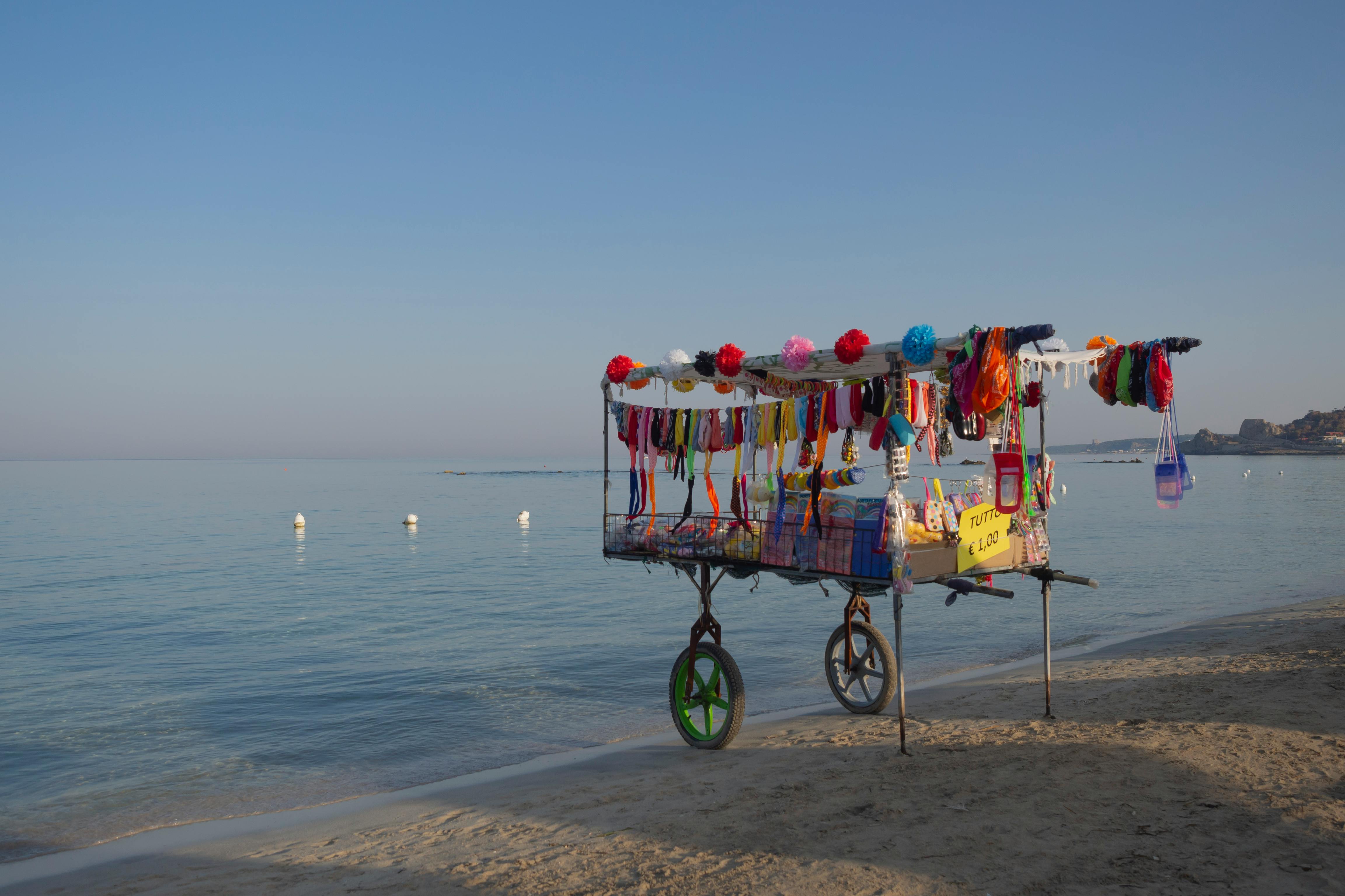 A Beach Seller Stand · Free Stock Photo