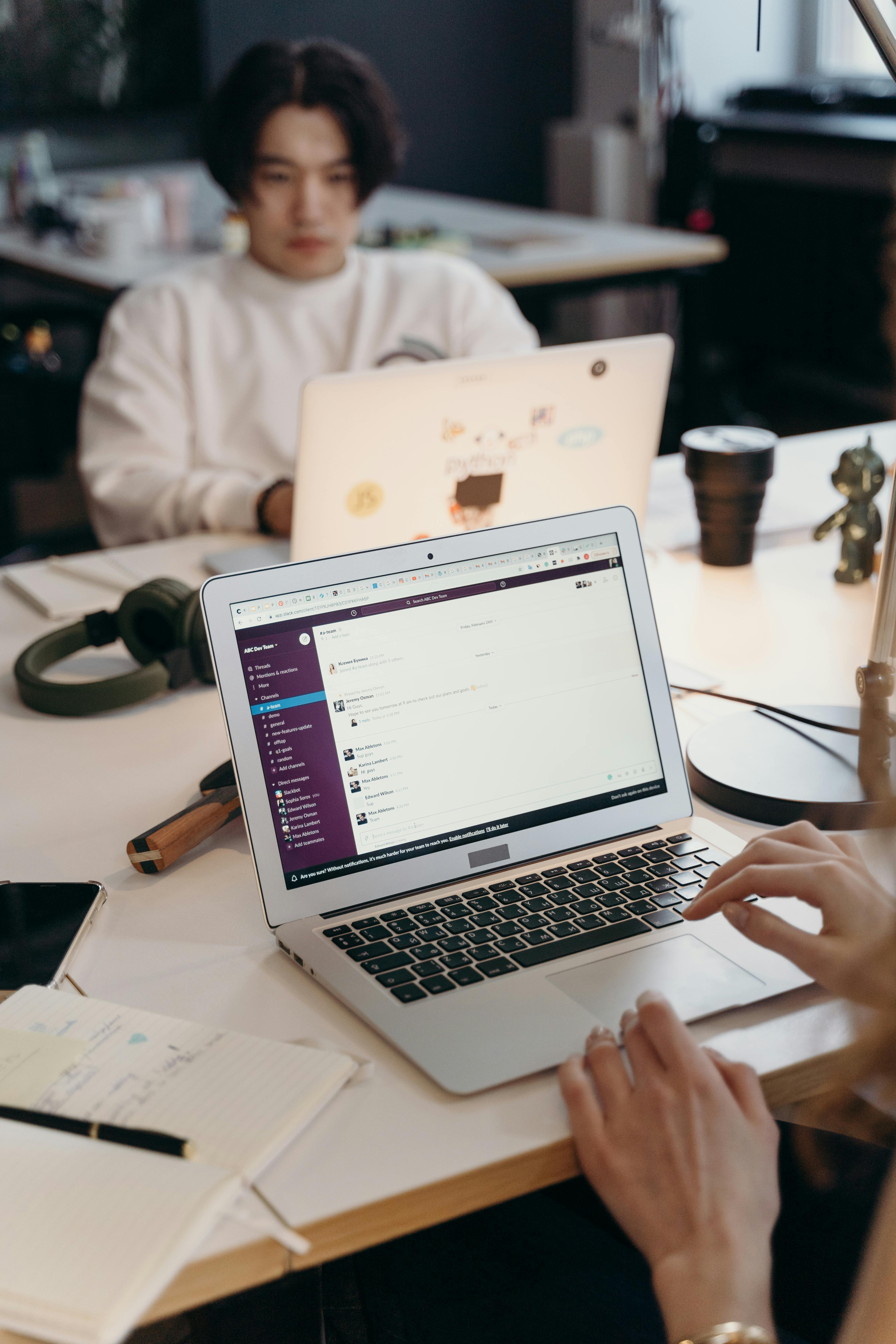 Woman Using a Laptop · Free Stock Photo