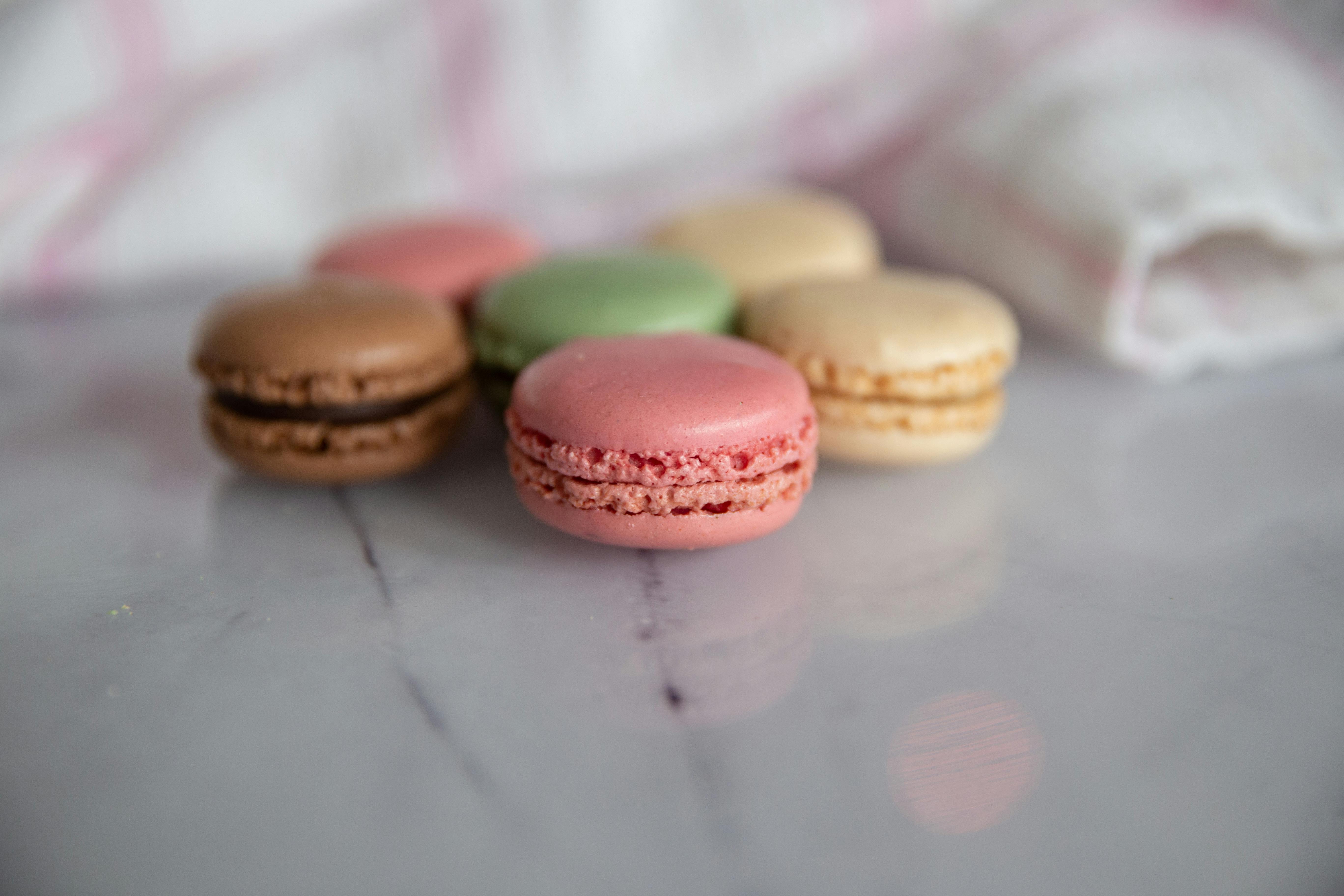 Macaroons Served on Plate · Free Stock Photo
