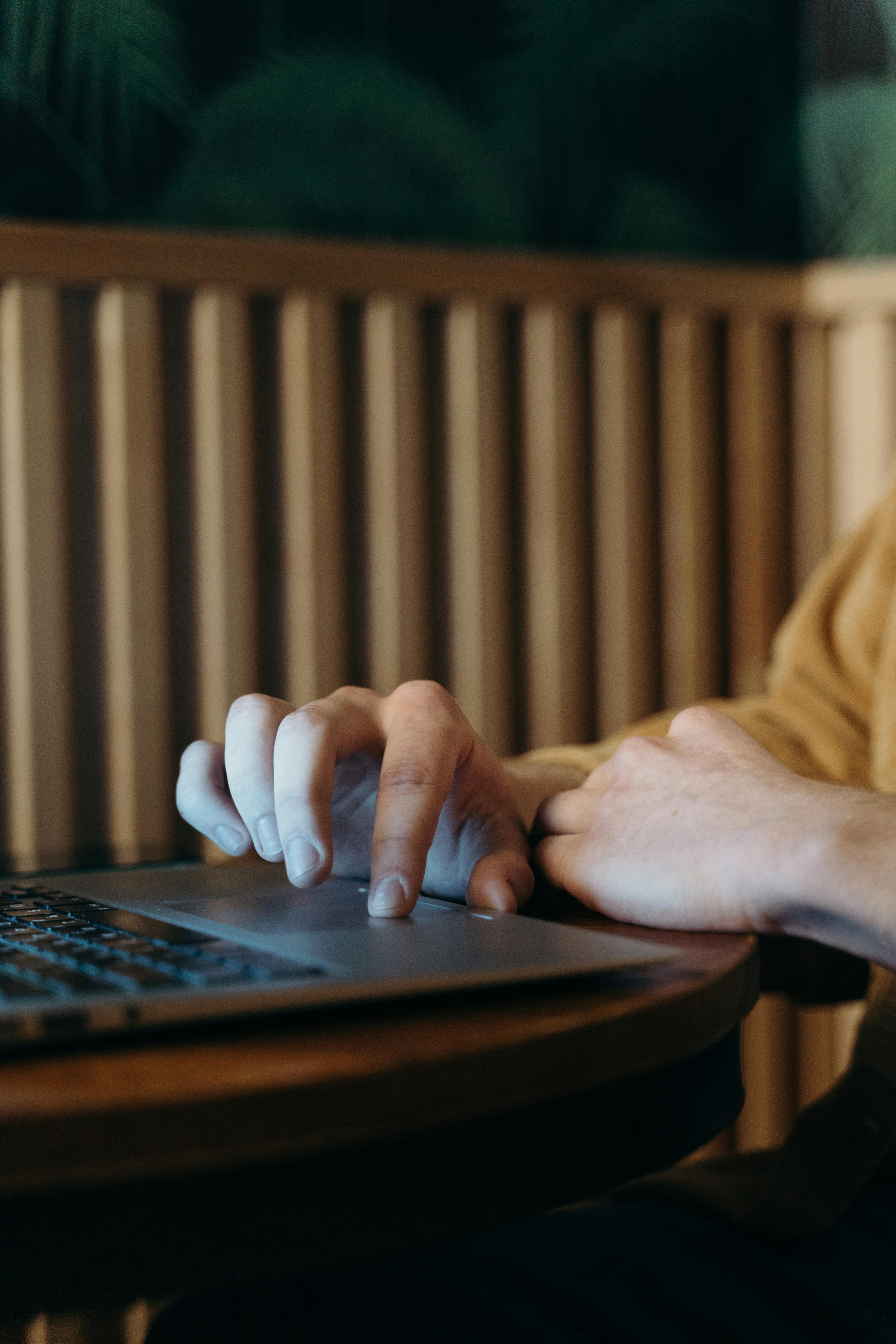 Person Using a Laptop · Free Stock Photo