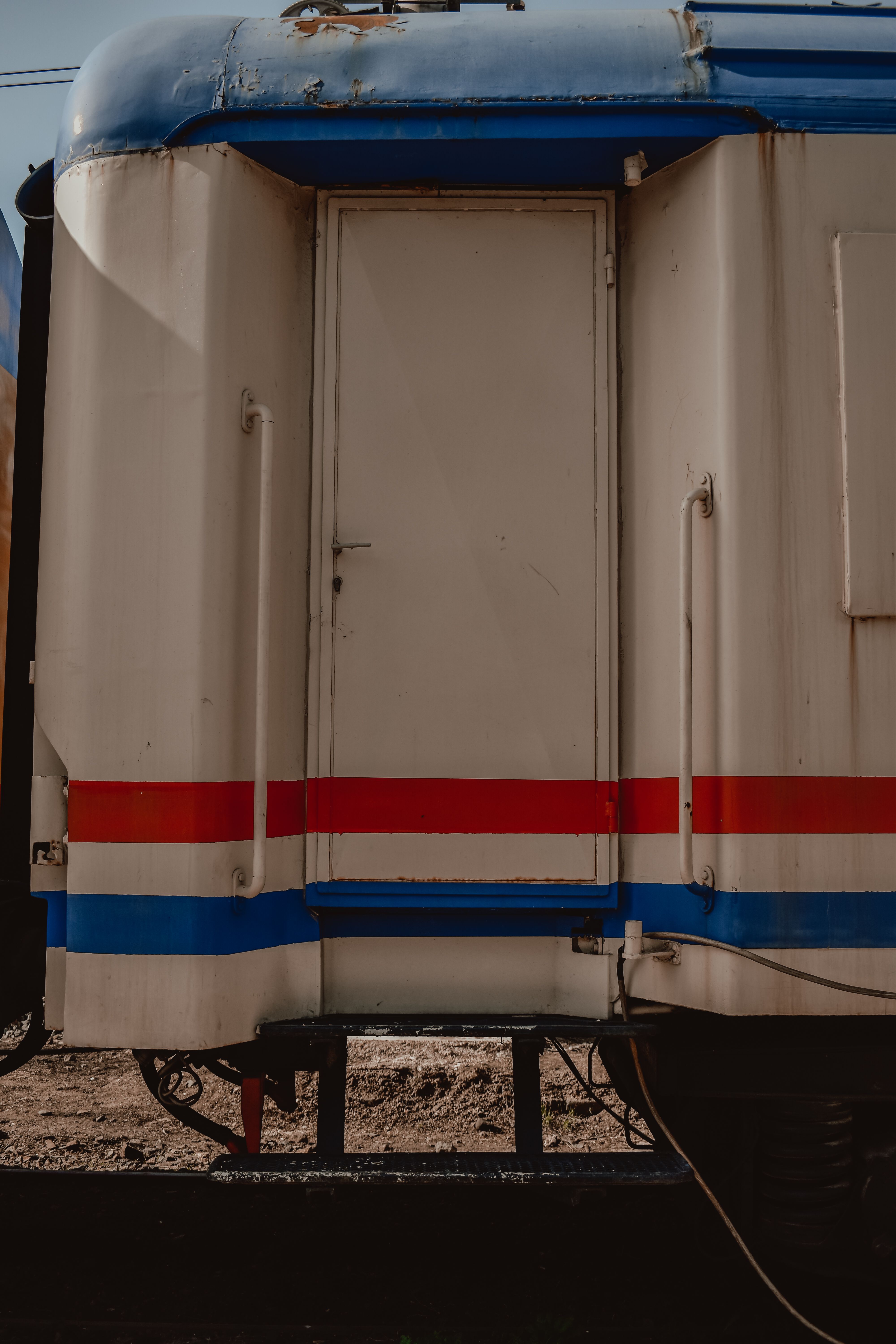 Silver Trains on the Railroad · Free Stock Photo
