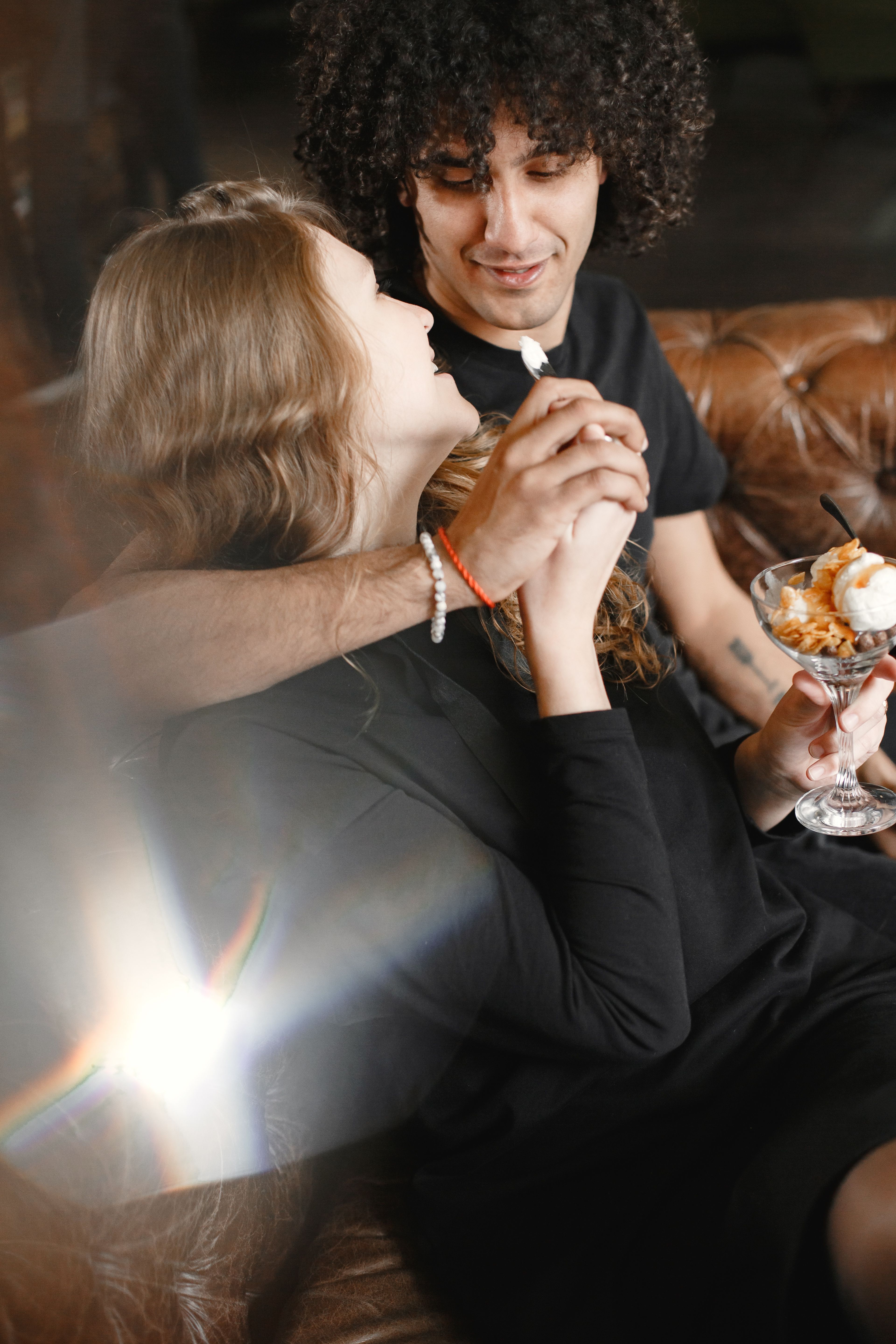 Couple during Romantic Date · Free Stock Photo