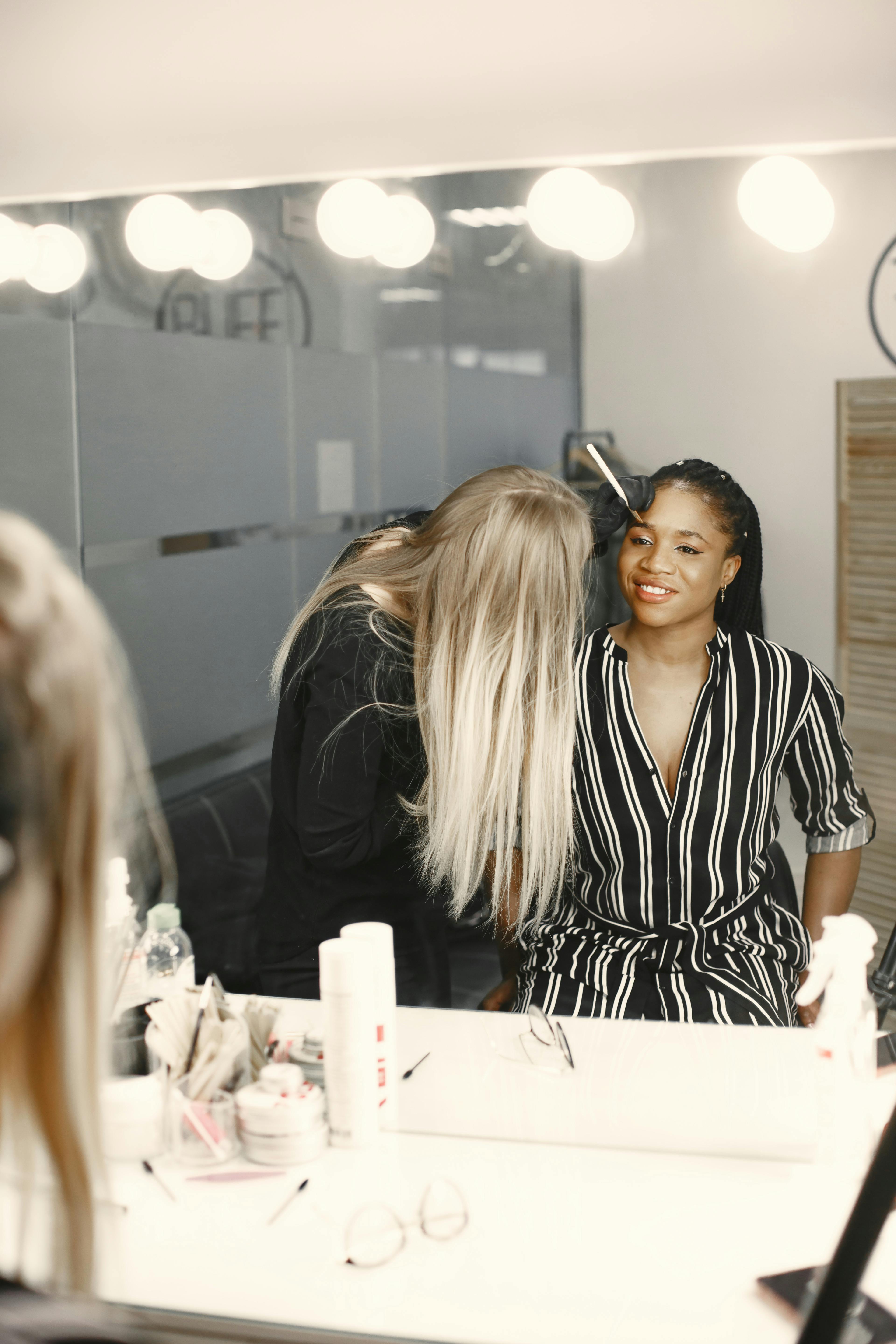 Close up of Women Hairdressing · Free Stock Photo