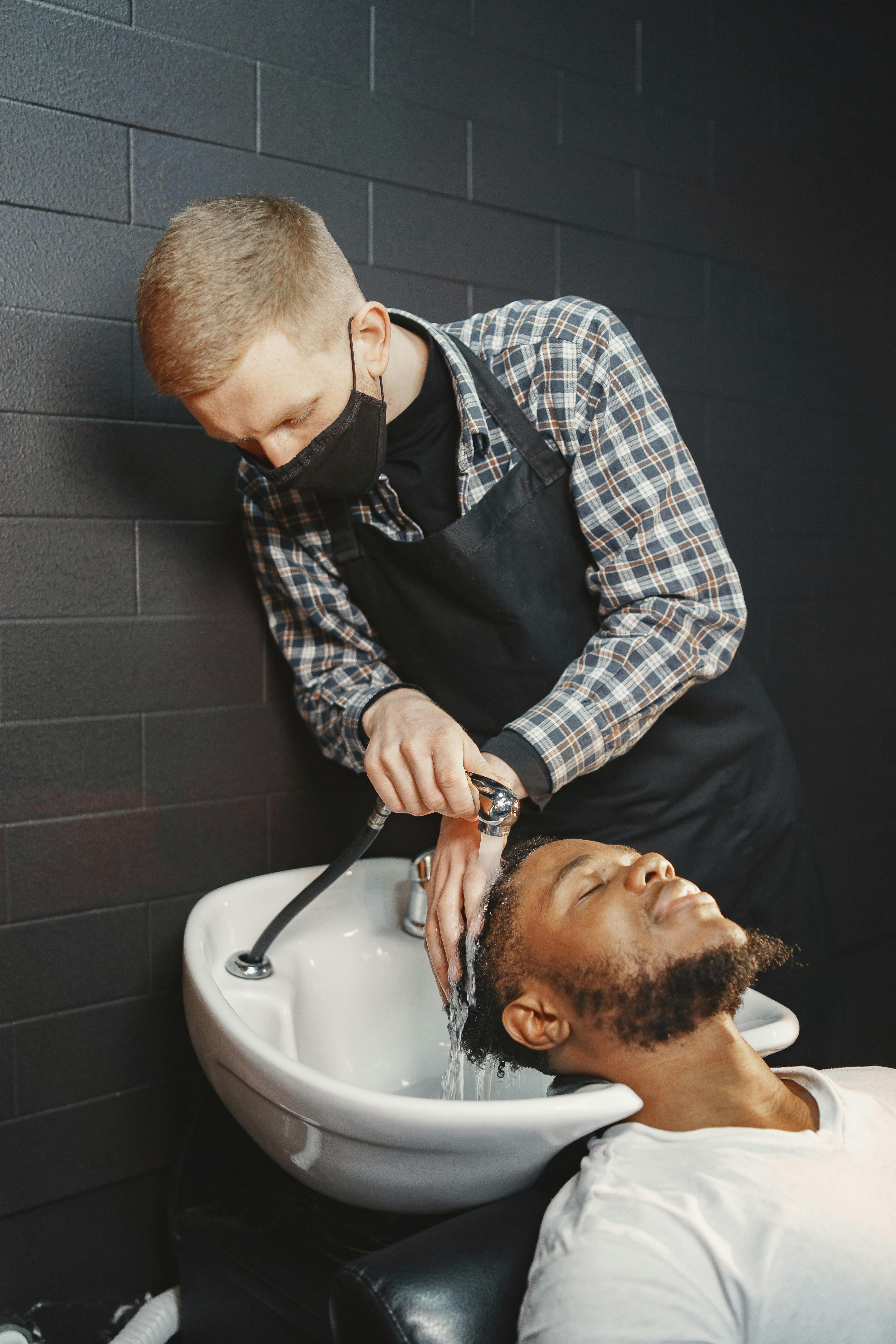 Washing Hair at Hairdresser · Free Stock Photo