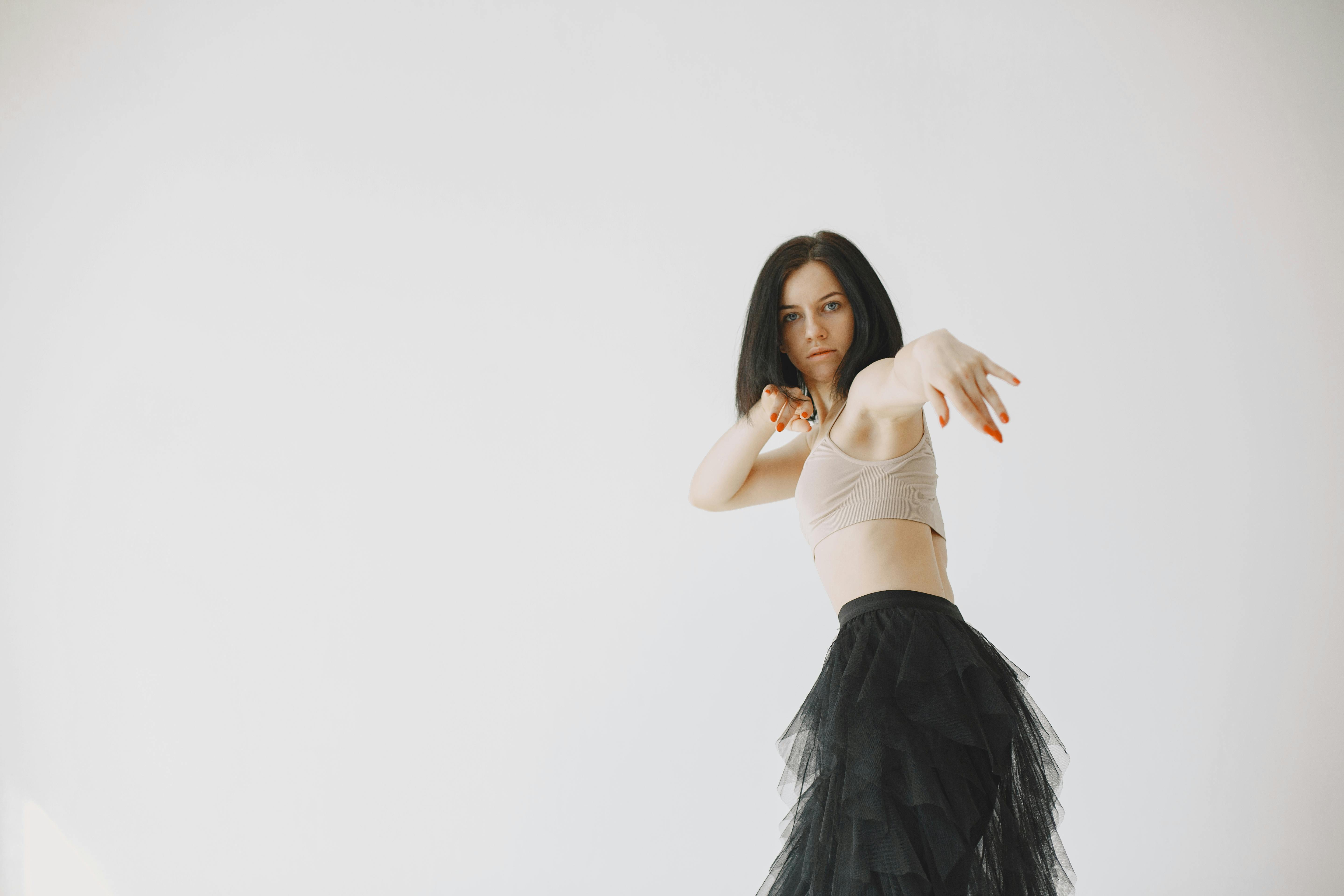 Woman in Dancing Pose · Free Stock Photo